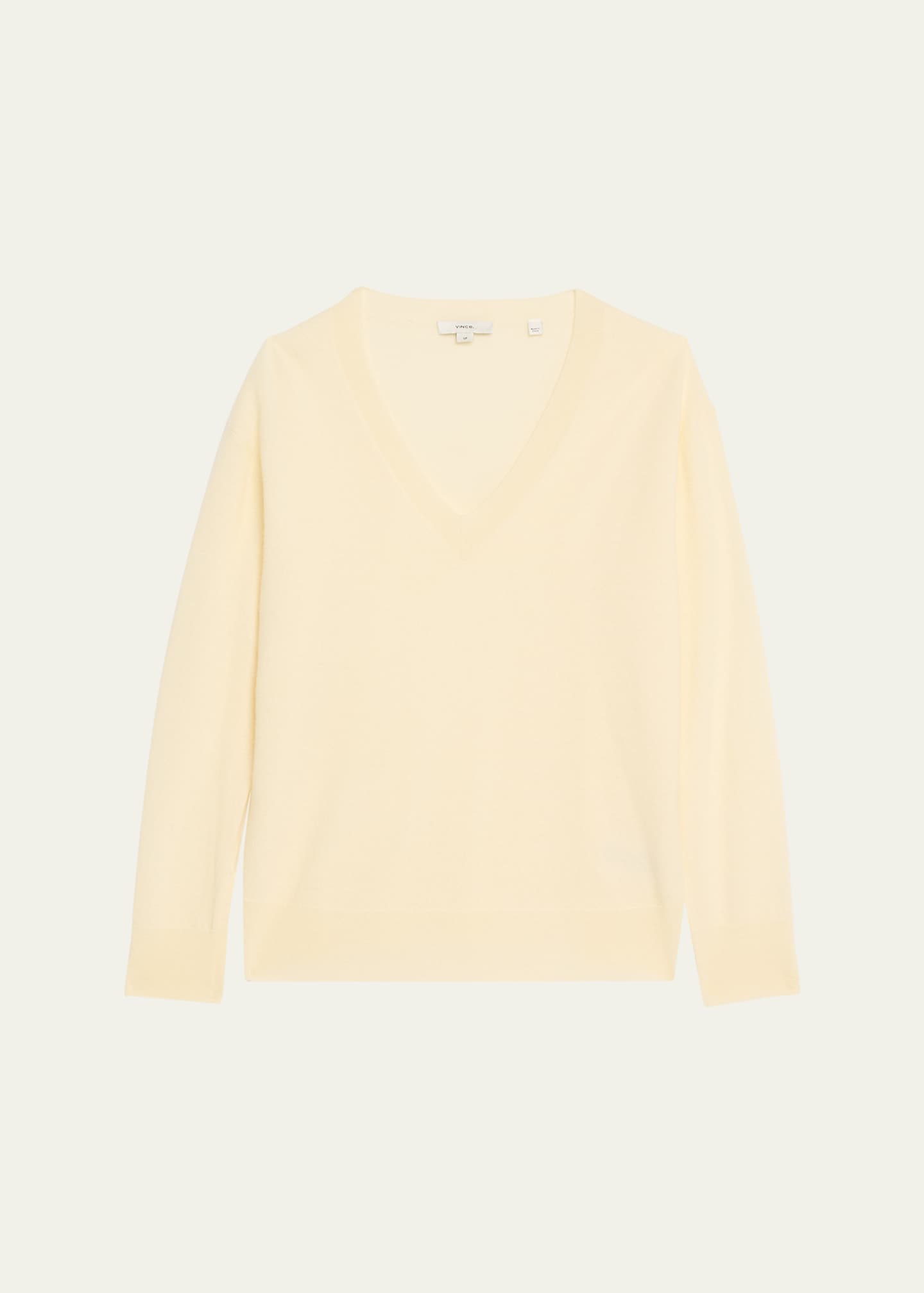 Vince Silk-Cashmere Deep V Sweater - Bergdorf Goodman