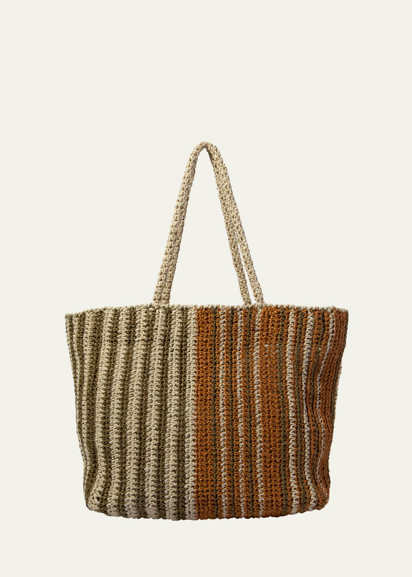 Maria La Rosa Kaya Striped Raffia Tote Bag - Bergdorf Goodman Maria La Rosa Kaya Striped Raffia Tote Bag - Bergdorf Goodman