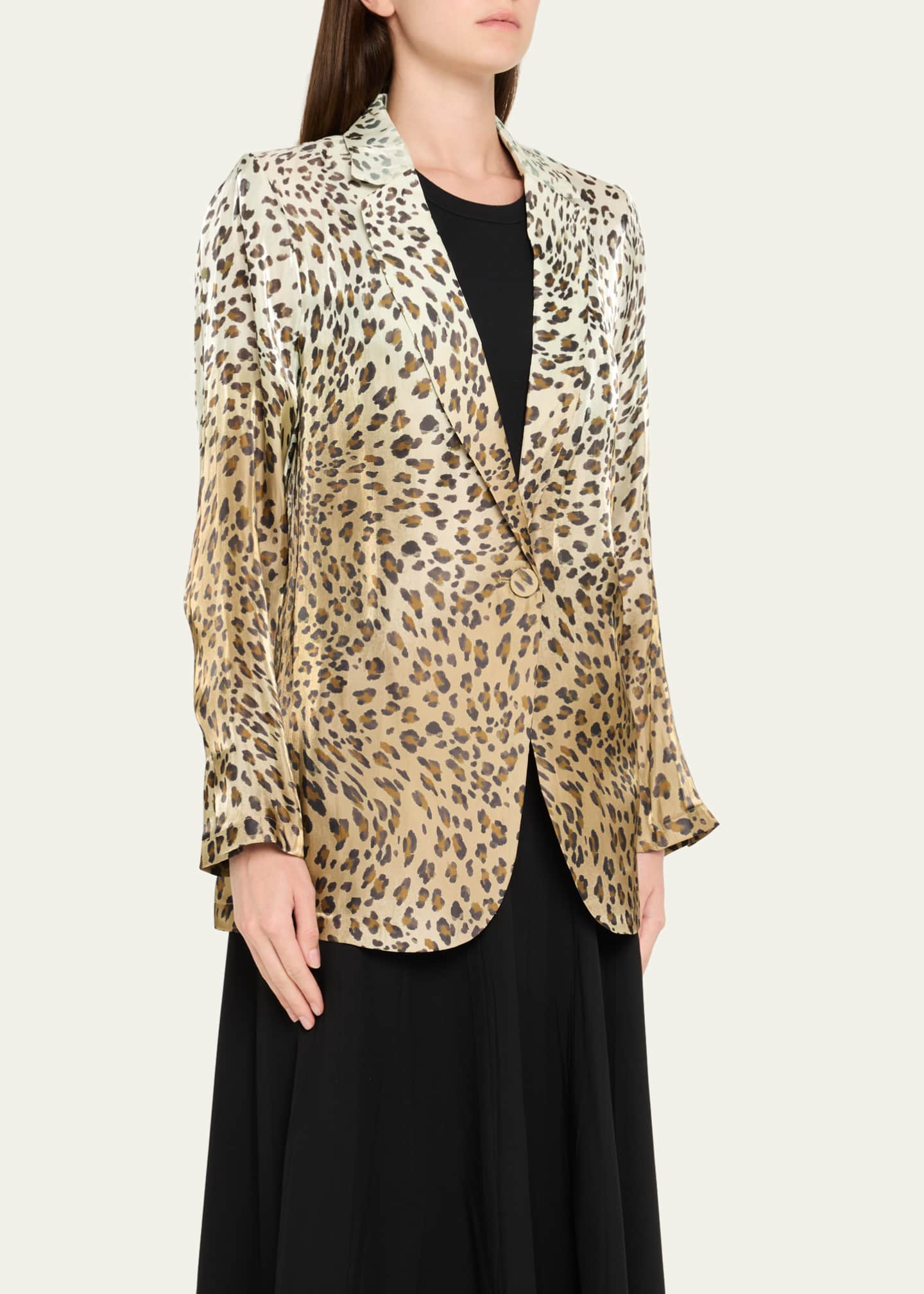 Kobi Halperin Wacks Ombre Leopard-Print Jacket - Bergdorf Goodman