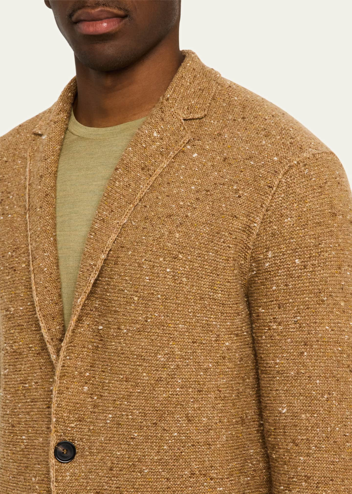 Loro Piana Men's Cernobbio Cashmere and Linen Knit Jacket - Bergdorf ...