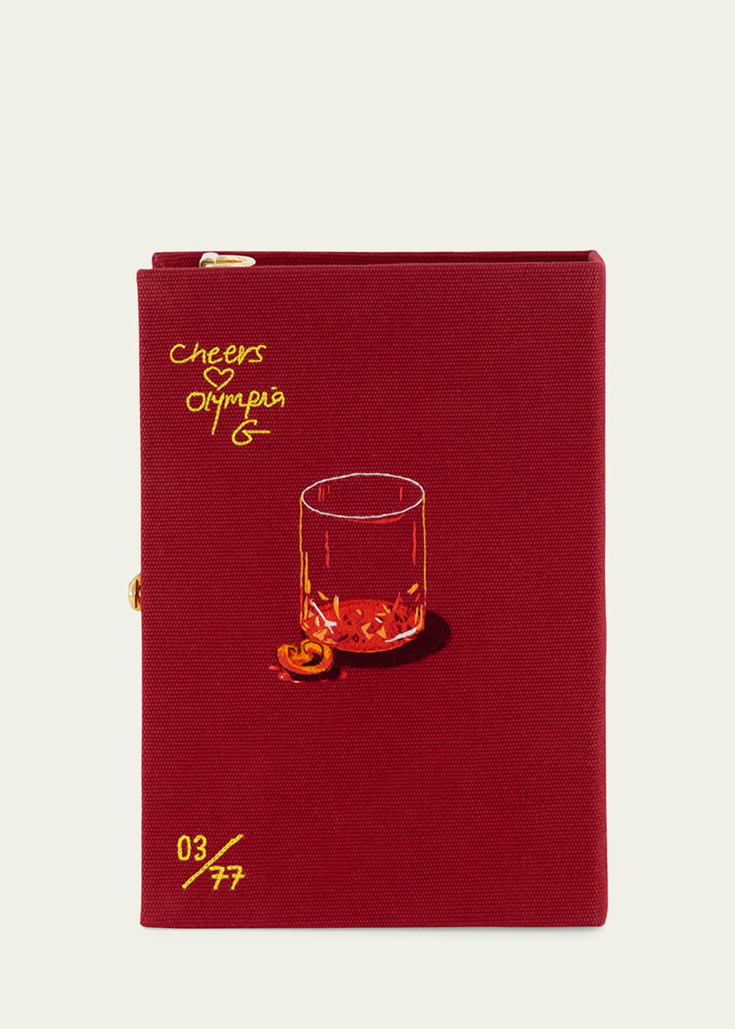 Olympia Le-Tan Negroni Book Clutch Bag - Bergdorf Goodman
