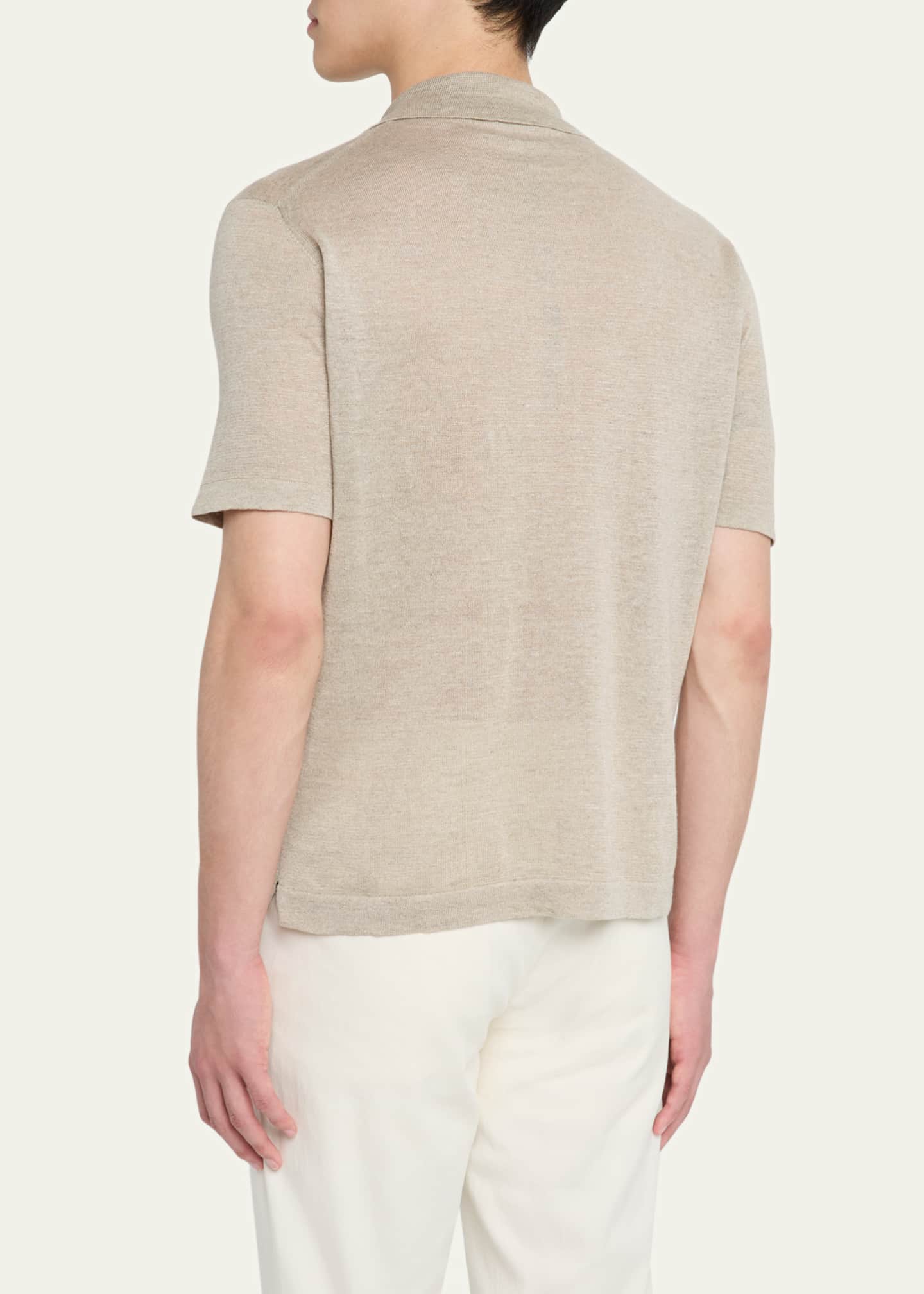 Fioroni Men's Puro Filo Linen Polo Shirt - Bergdorf Goodman