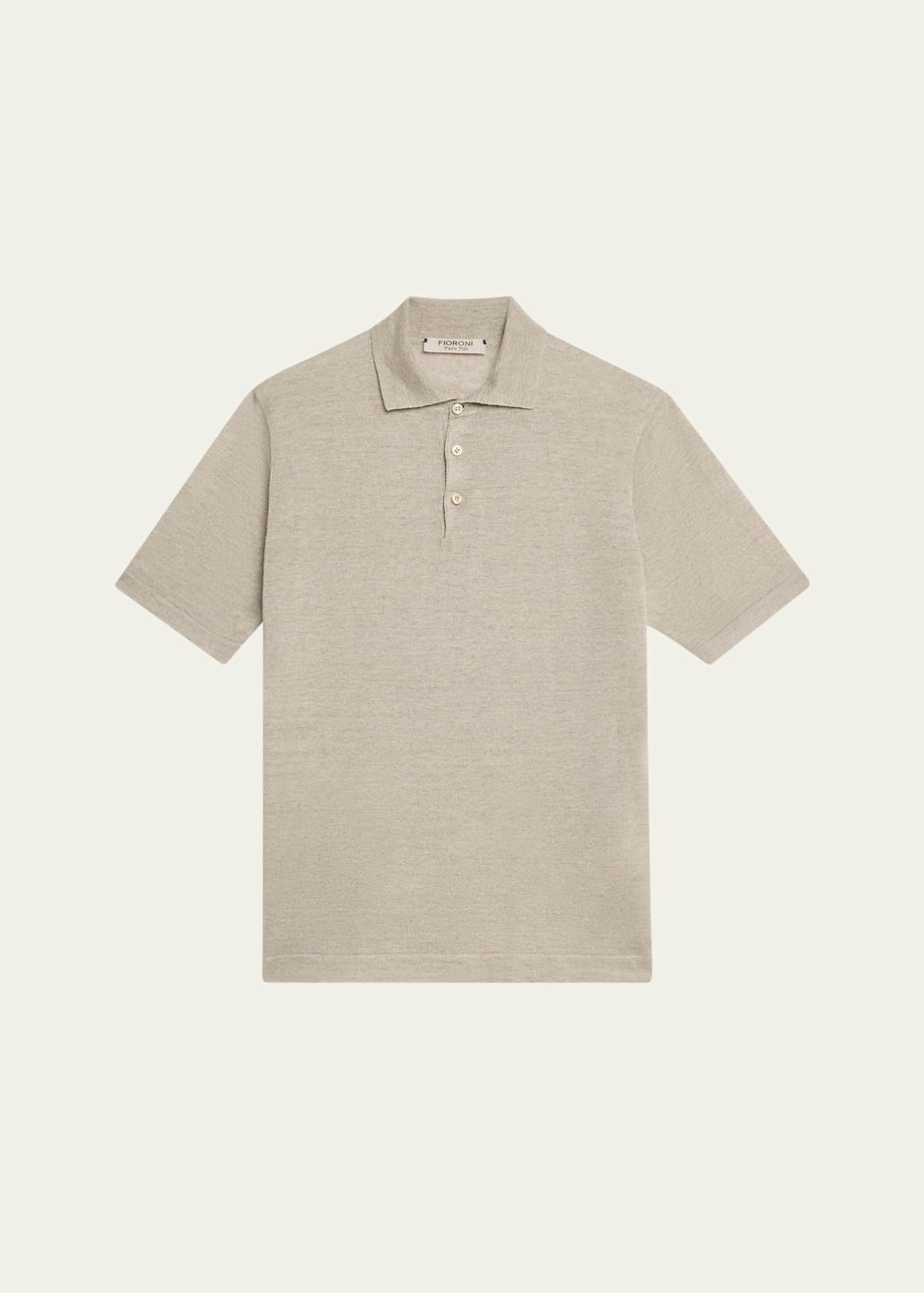 Fioroni Men's Puro Filo Linen Polo Shirt - Bergdorf Goodman