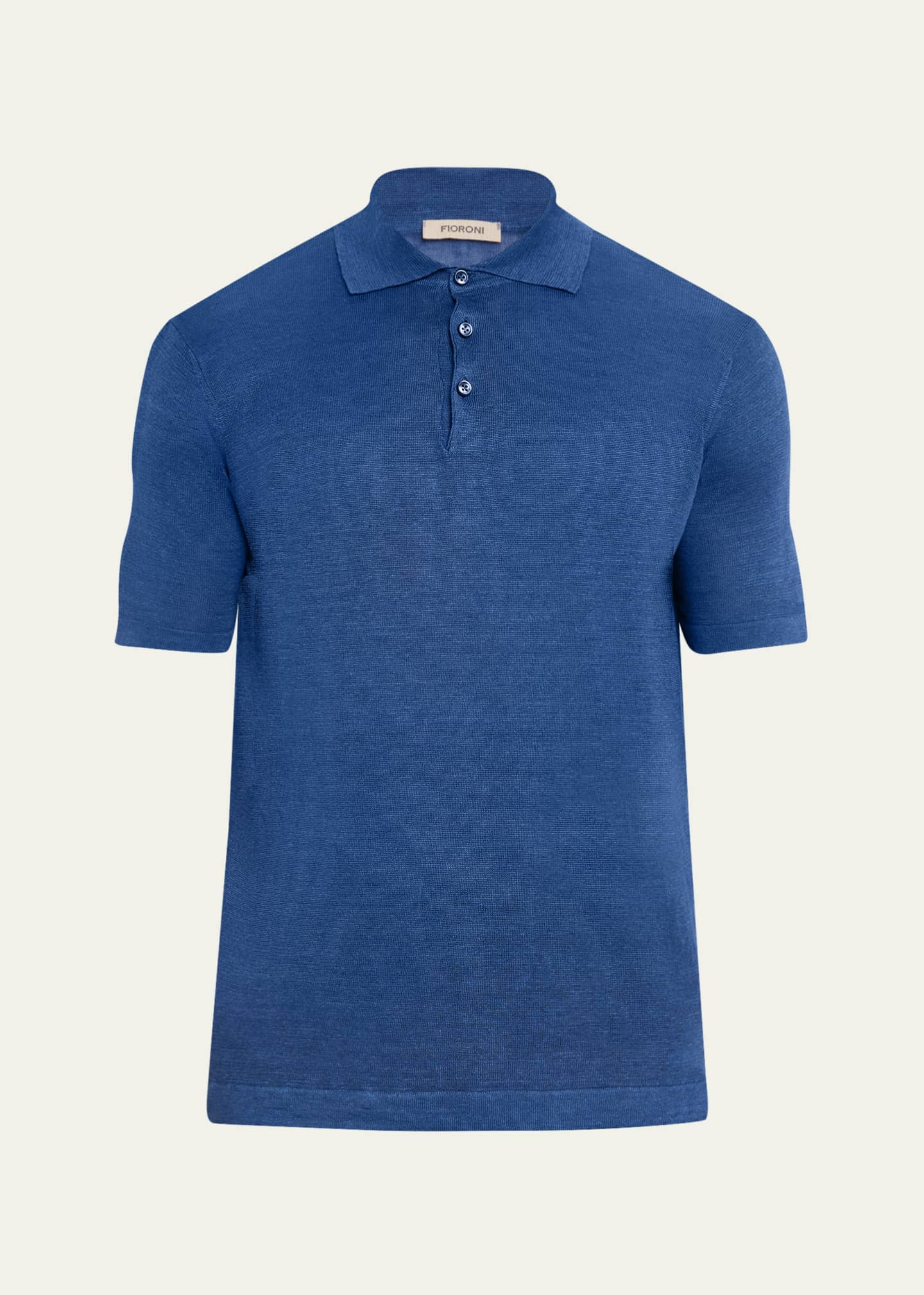 Fioroni Men's Linen Polo Shirt - Bergdorf Goodman