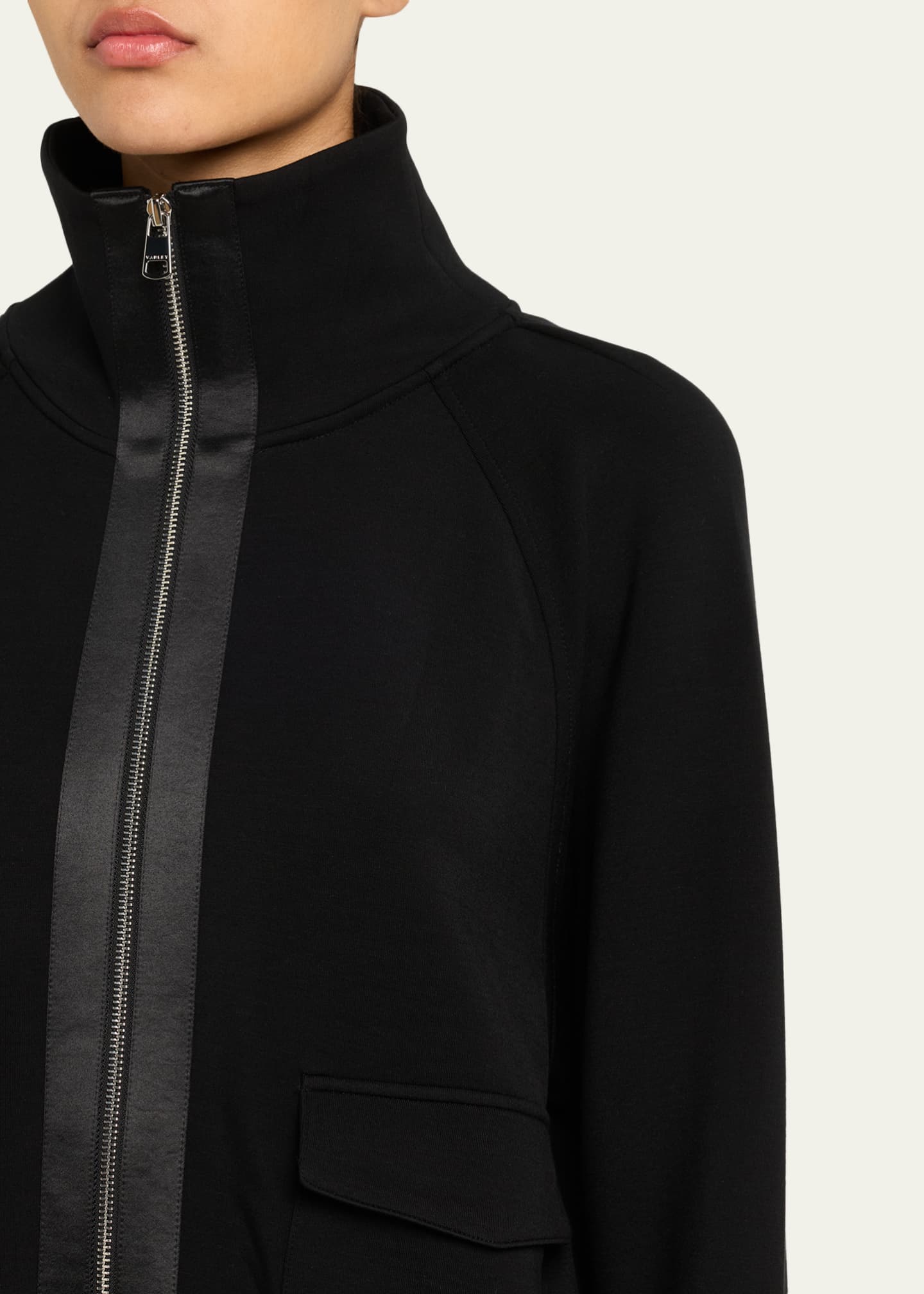 Varley Roxbury Zip-Front Sweatshirt - Bergdorf Goodman