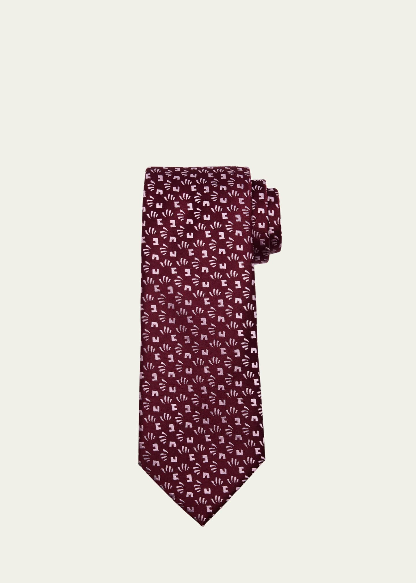 Charvet Men's Line-Pattern Silk Tie - Bergdorf Goodman Charvet Men's Line-Pattern Silk Tie - Bergdorf Goodman
