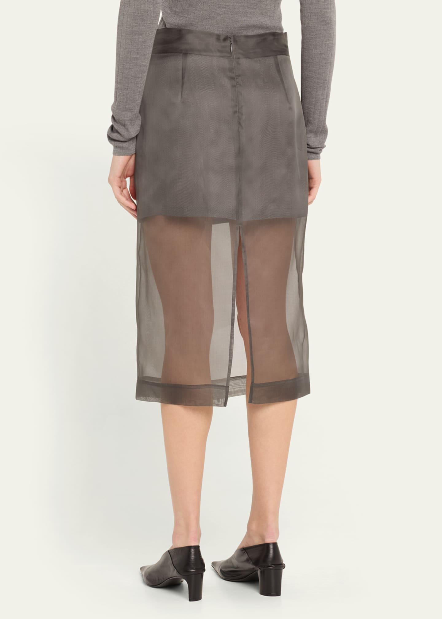 MARIA MCMANUS Low Rise Sheer Skirt - Bergdorf Goodman