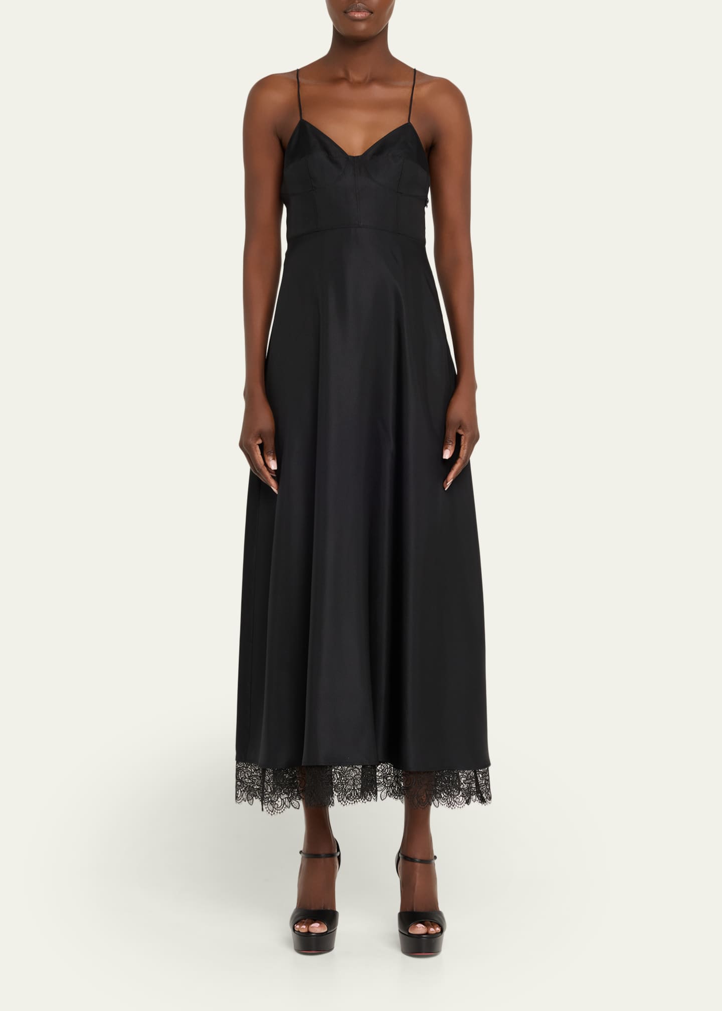 Christian Louboutin 130mm Sandaloo Leather Platform Red Sole Sandals ...