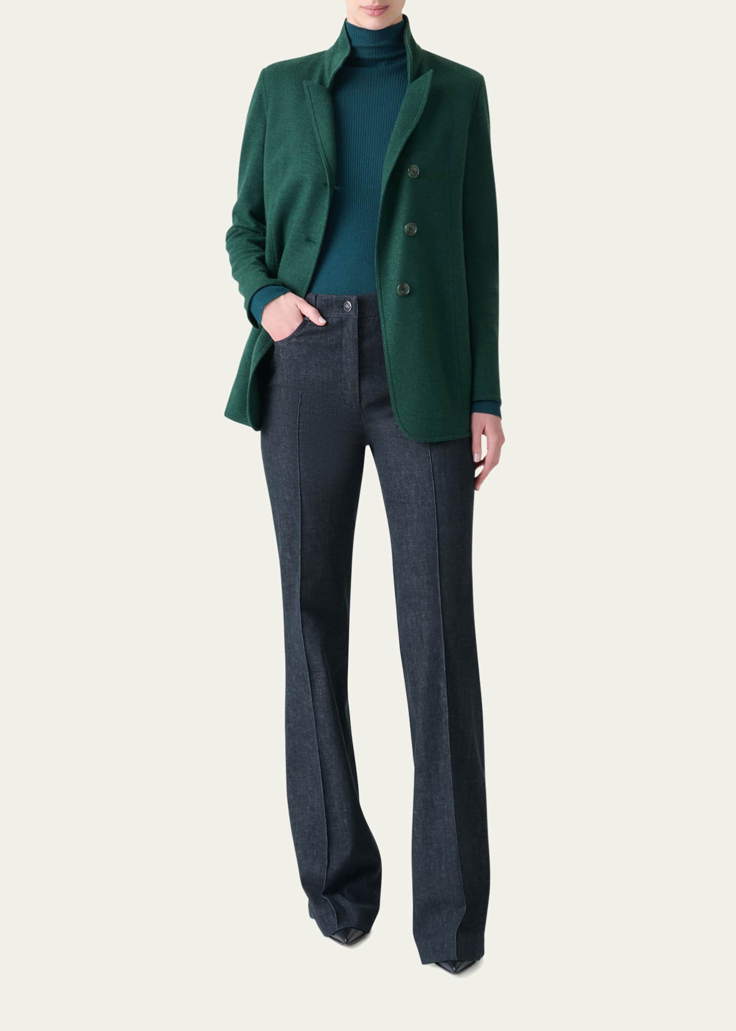Akris Liam Cashmere Jersey Jacket - Bergdorf Goodman