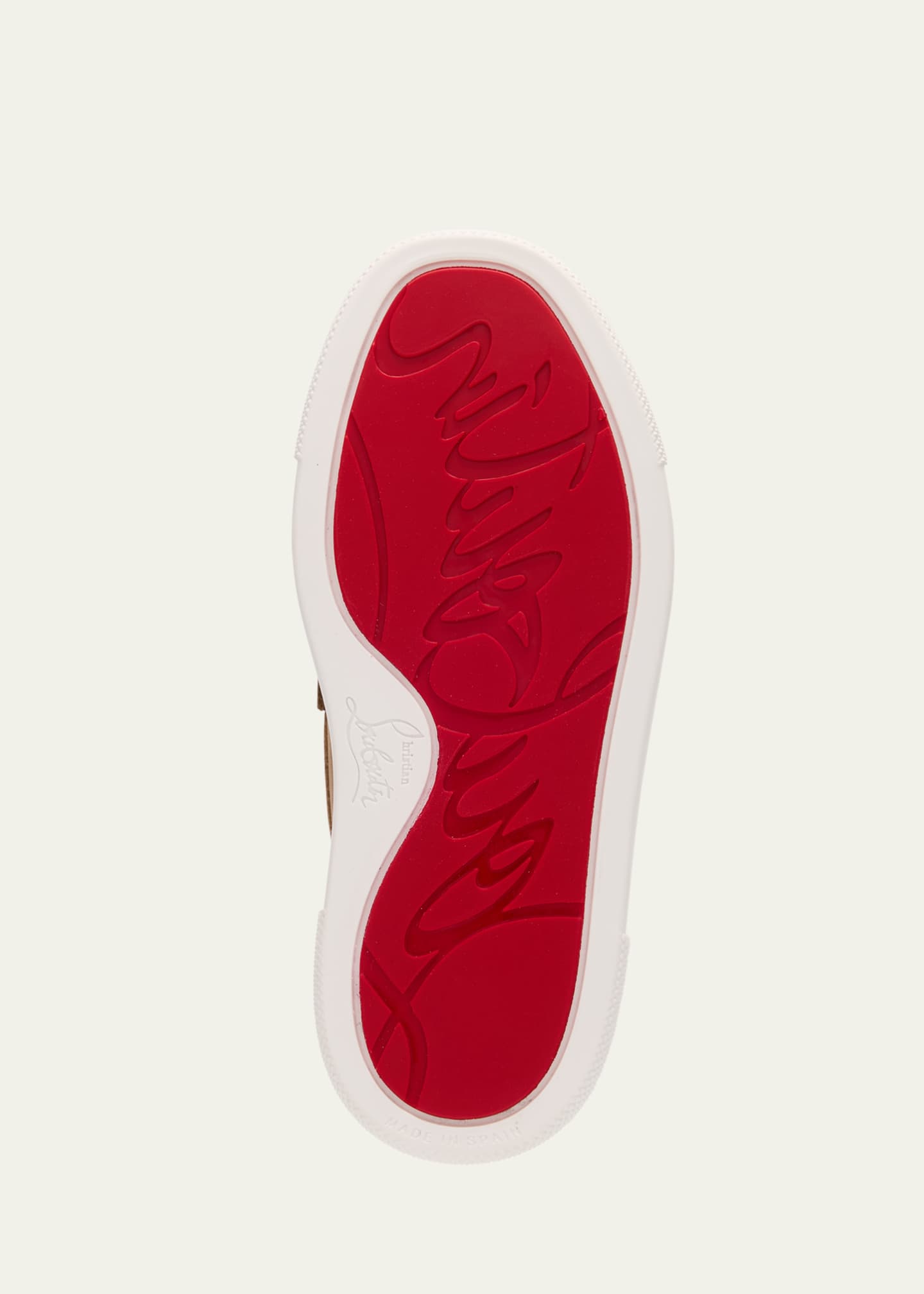 Christian Louboutin Boy's Chambelikid Nubuck Leather Boat Shoes ...
