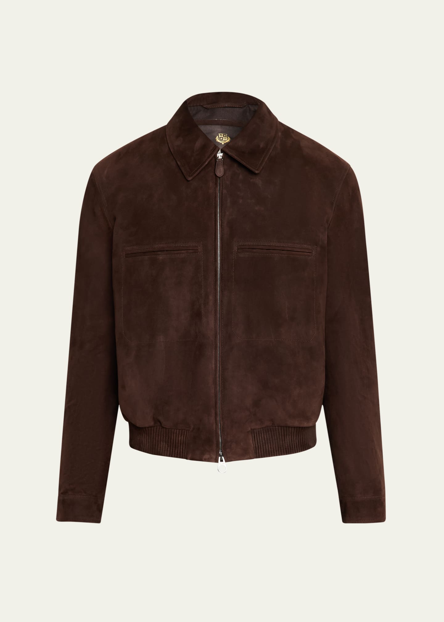 Loro Piana Men's Kane Doeskin Suede Bomber Jacket - Bergdorf Goodman