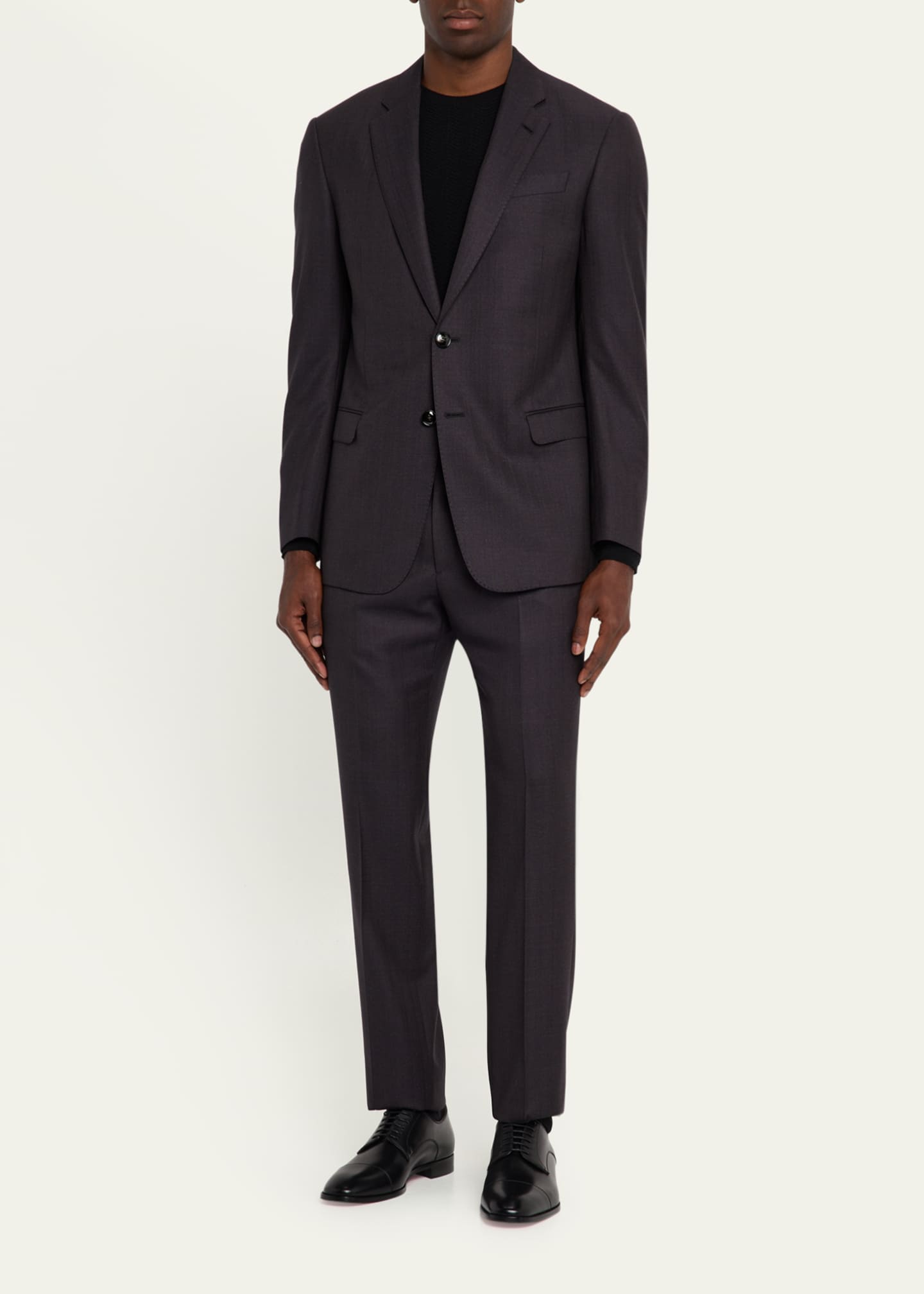 Christian Louboutin Men's Top 5 Leather Derby Shoes with Everlasting ...