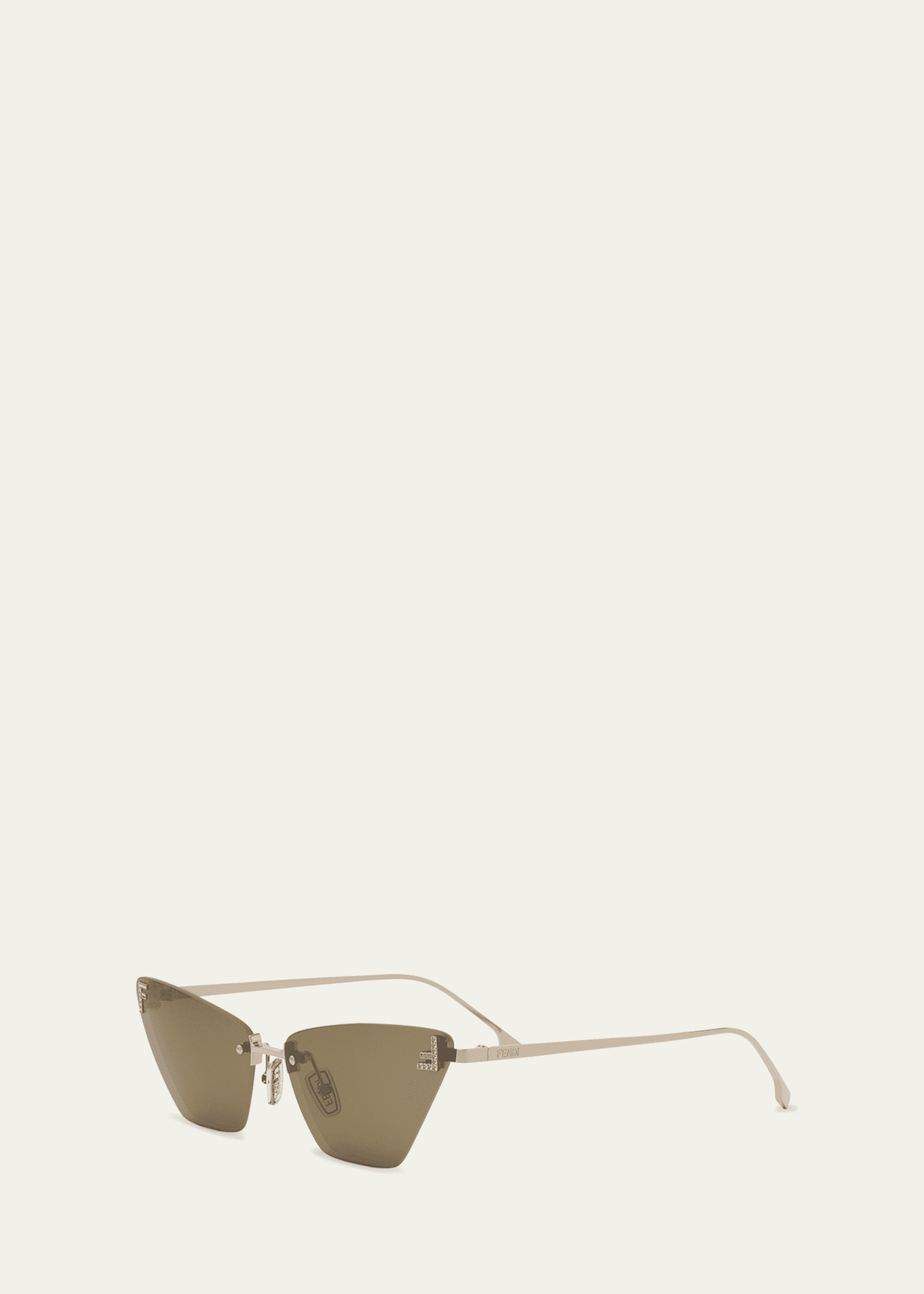 Fendi FE4160US Cat-Eye Crystalized Logo Sunglasses - Bergdorf Goodman