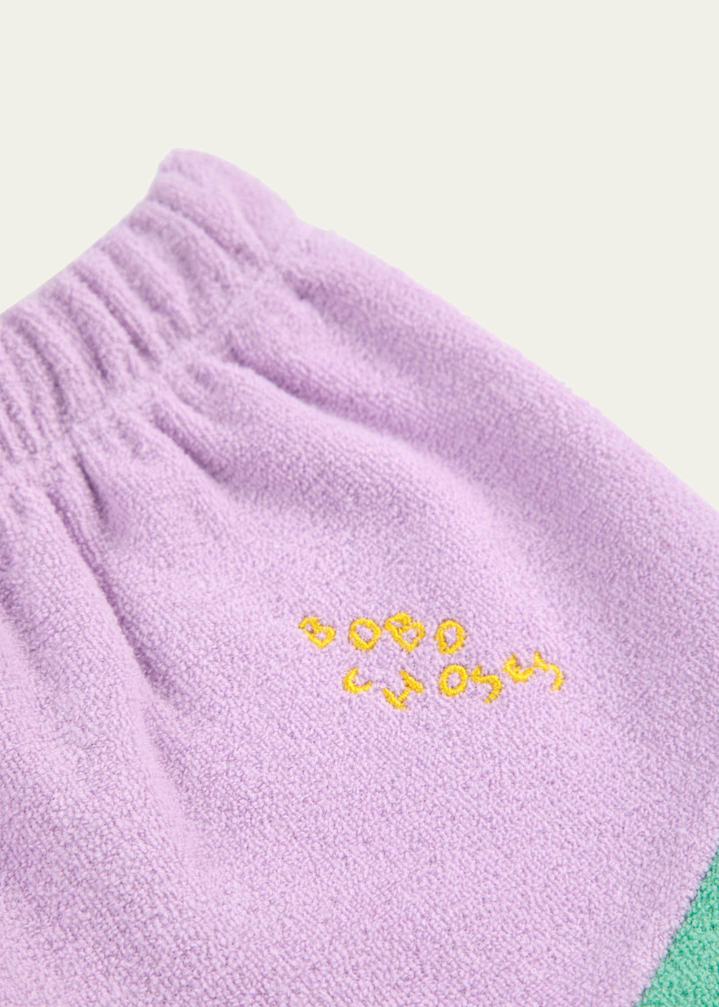 Bobo Choses Girl's Lila Color Block Joggers, Size Newborn-24M ...