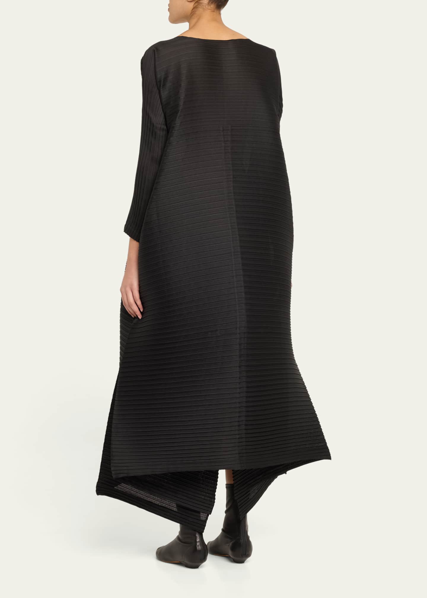Issey Miyake Long Paneled Pleats Dress - Bergdorf Goodman