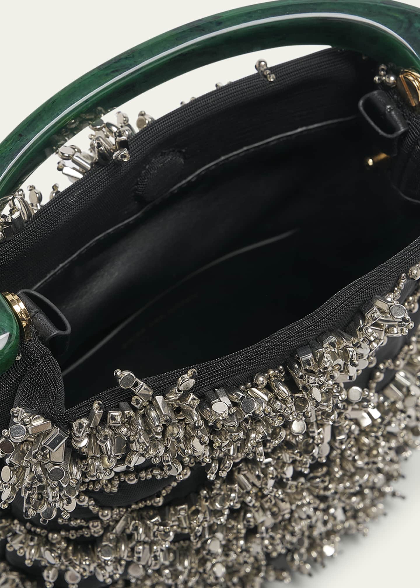 Dries Van Noten Crisp Embellished Top-Handle Bag - Bergdorf Goodman