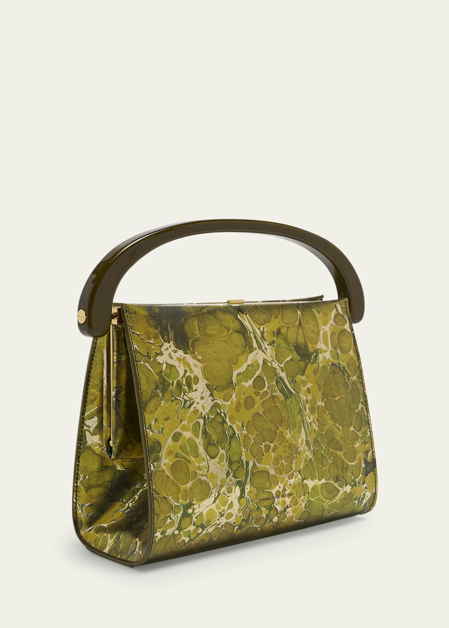 Dries Van Noten Crisp Printed Top-Handle Bag - Bergdorf Goodman