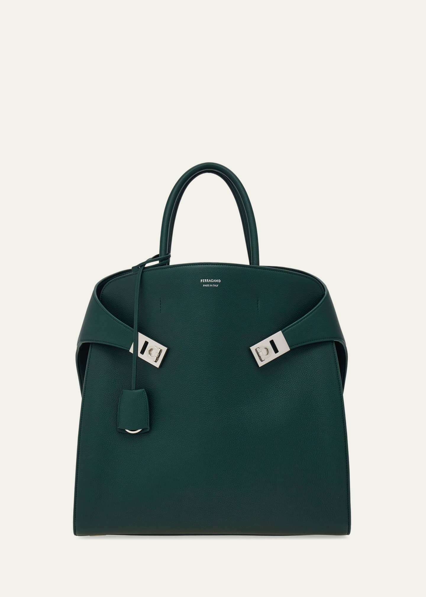 Ferragamo Men's Hug Leather Tote Bag - Bergdorf Goodman