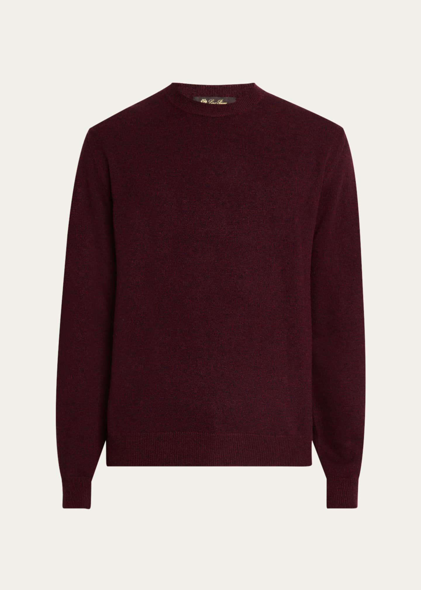 Loro Piana Men's Colonno Cashmere and Silk Crewneck Sweater - Bergdorf ...