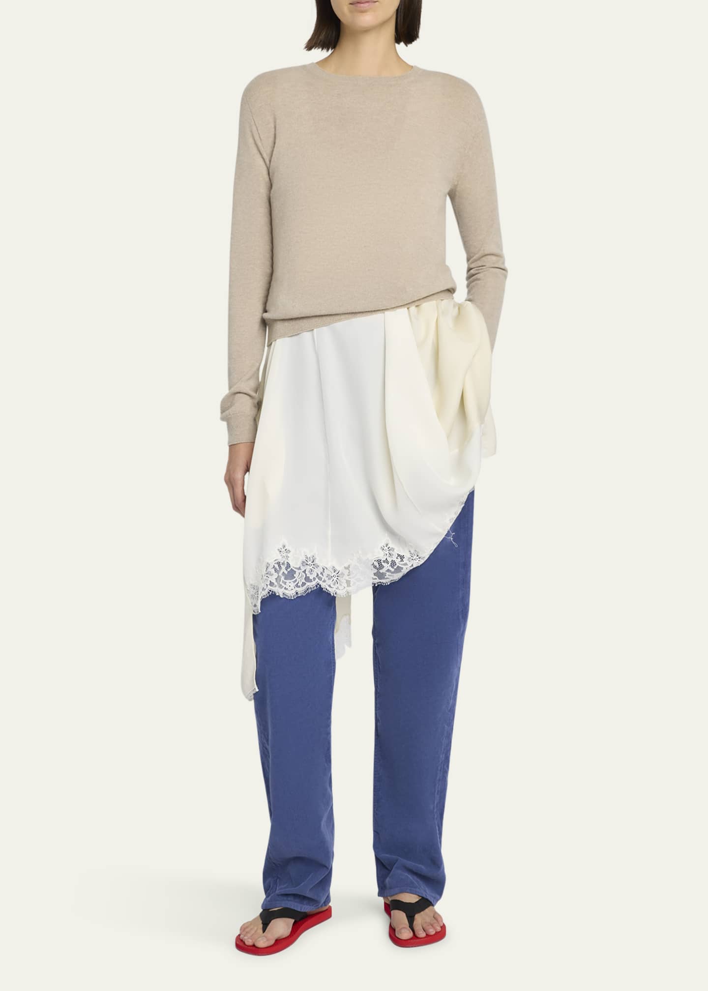 THE ROW Jazor Cashmere Top - Bergdorf Goodman