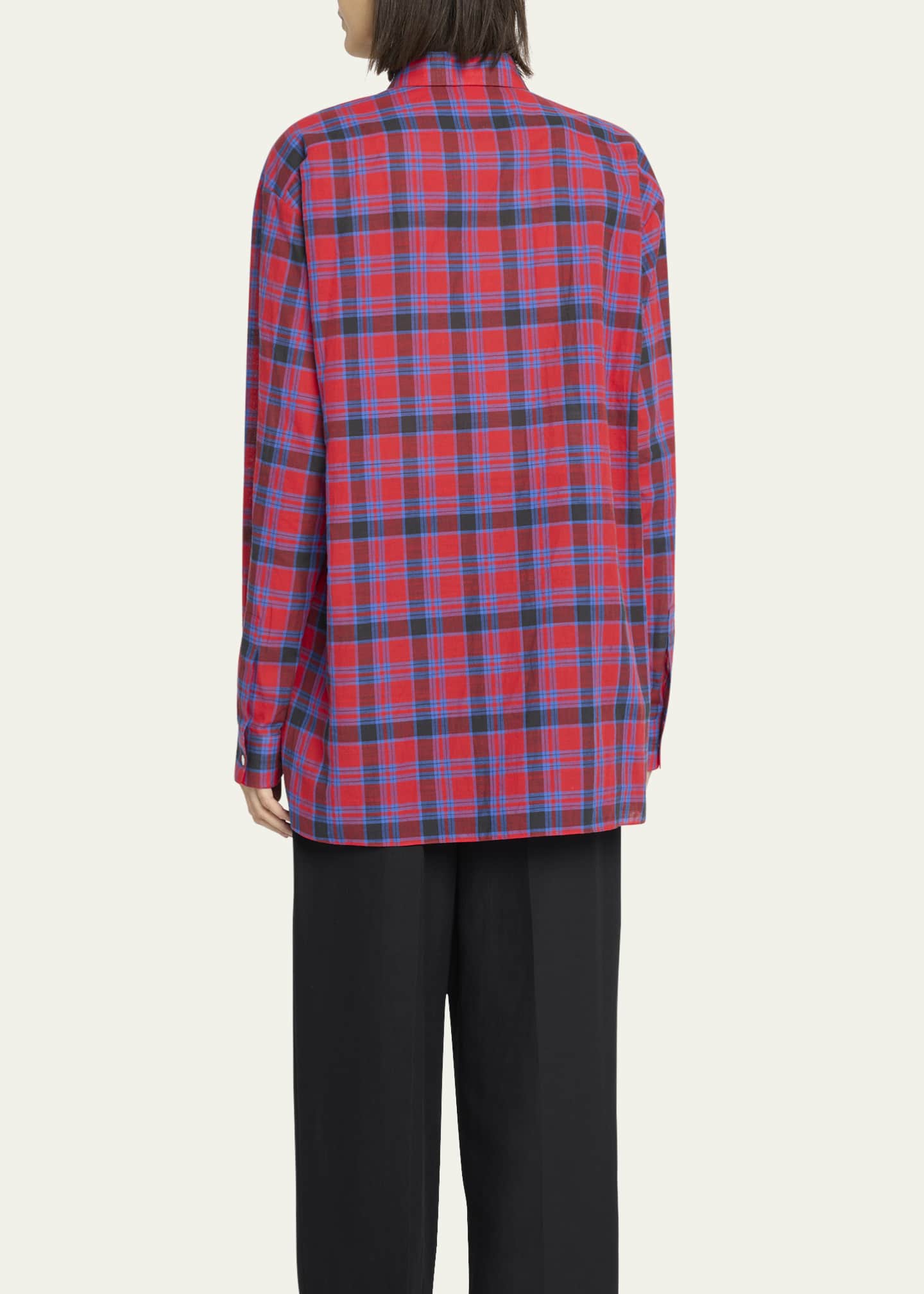 THE ROW Nesson Long-Sleeve Shirt - Bergdorf Goodman