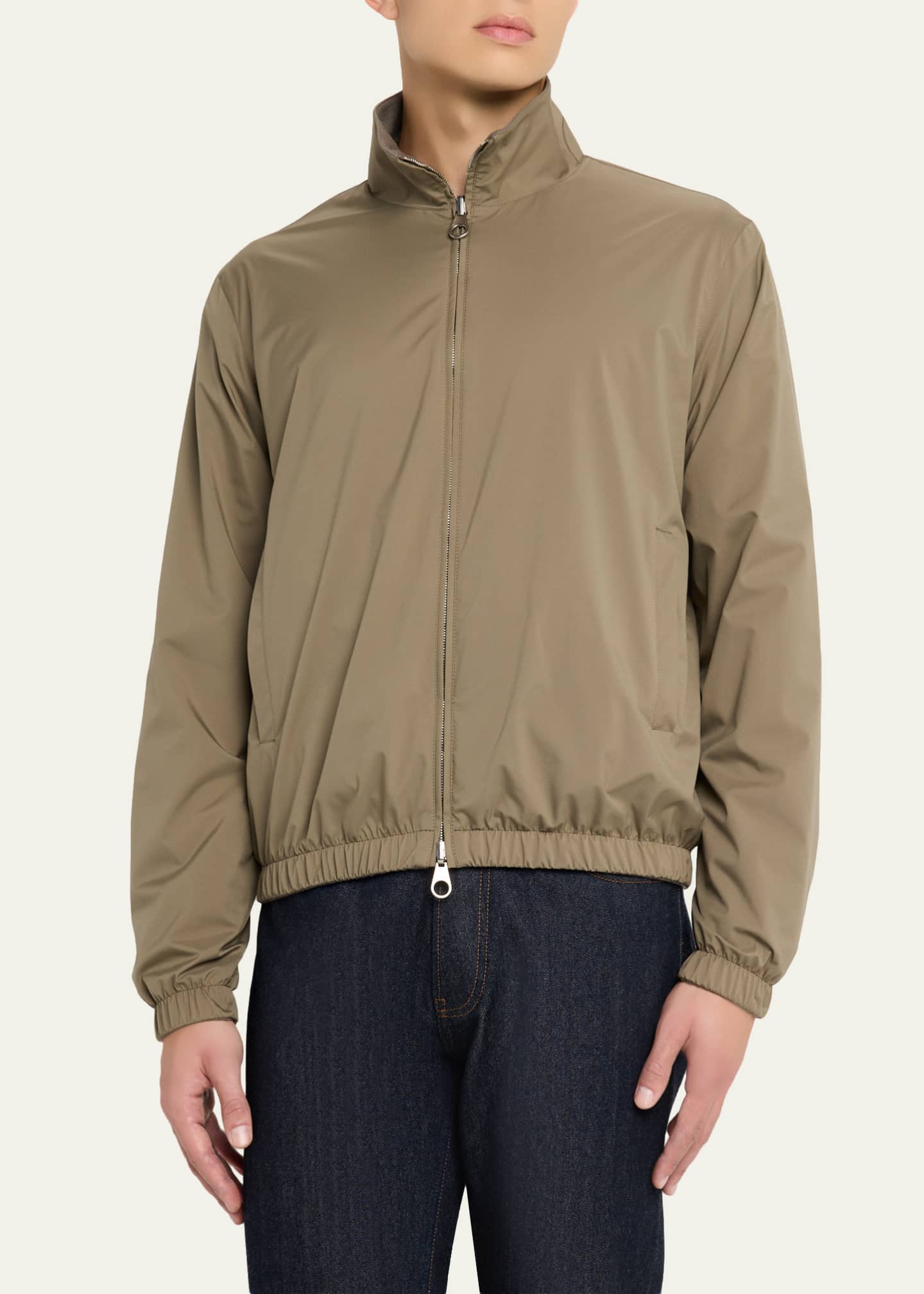 Loro Piana Men's Reversible Bomber Jacket - Bergdorf Goodman