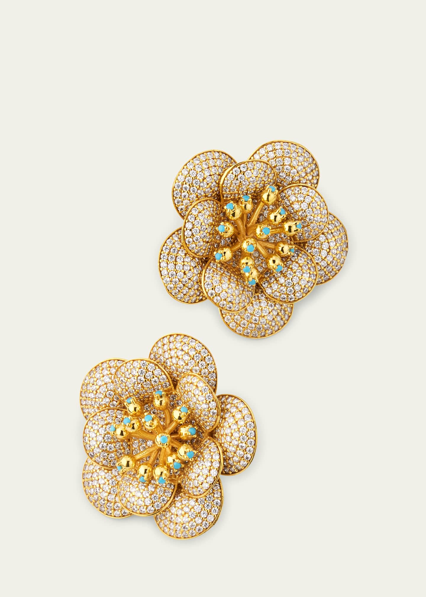 Begum Khan Carnation Stud Earrings - Bergdorf Goodman