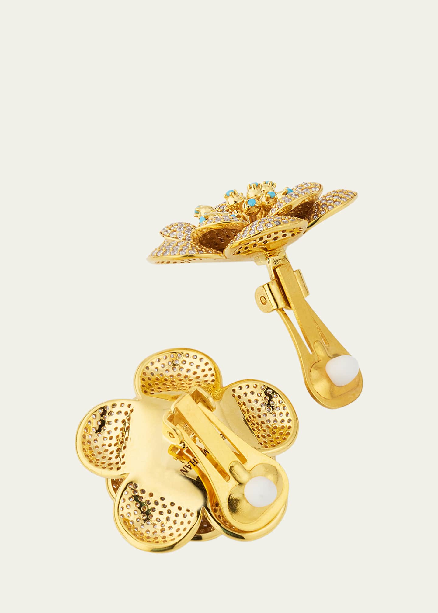 Begum Khan Carnation Stud Earrings - Bergdorf Goodman