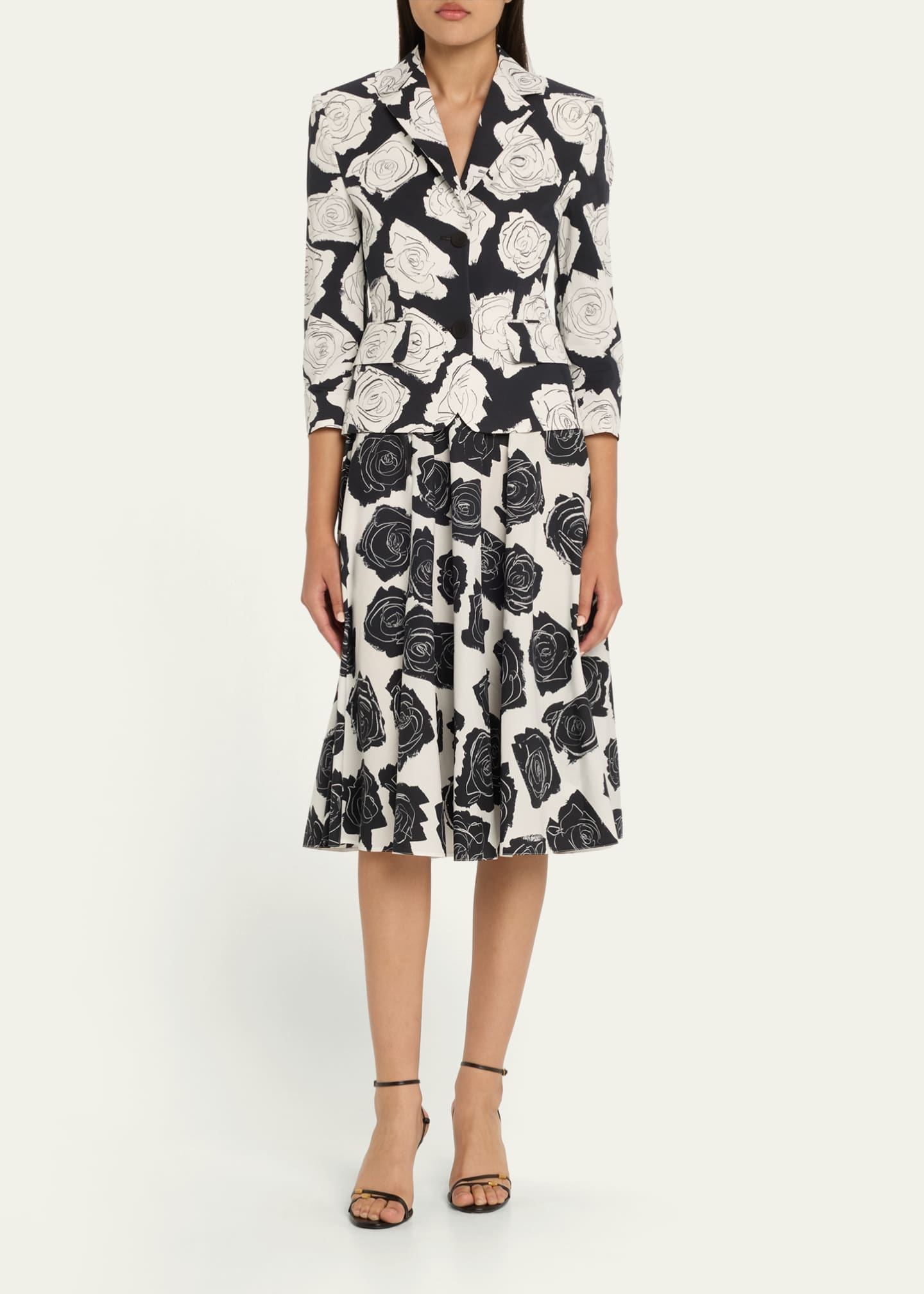 Marni Rose Print Compact Cotton Baby Jacket - Bergdorf Goodman