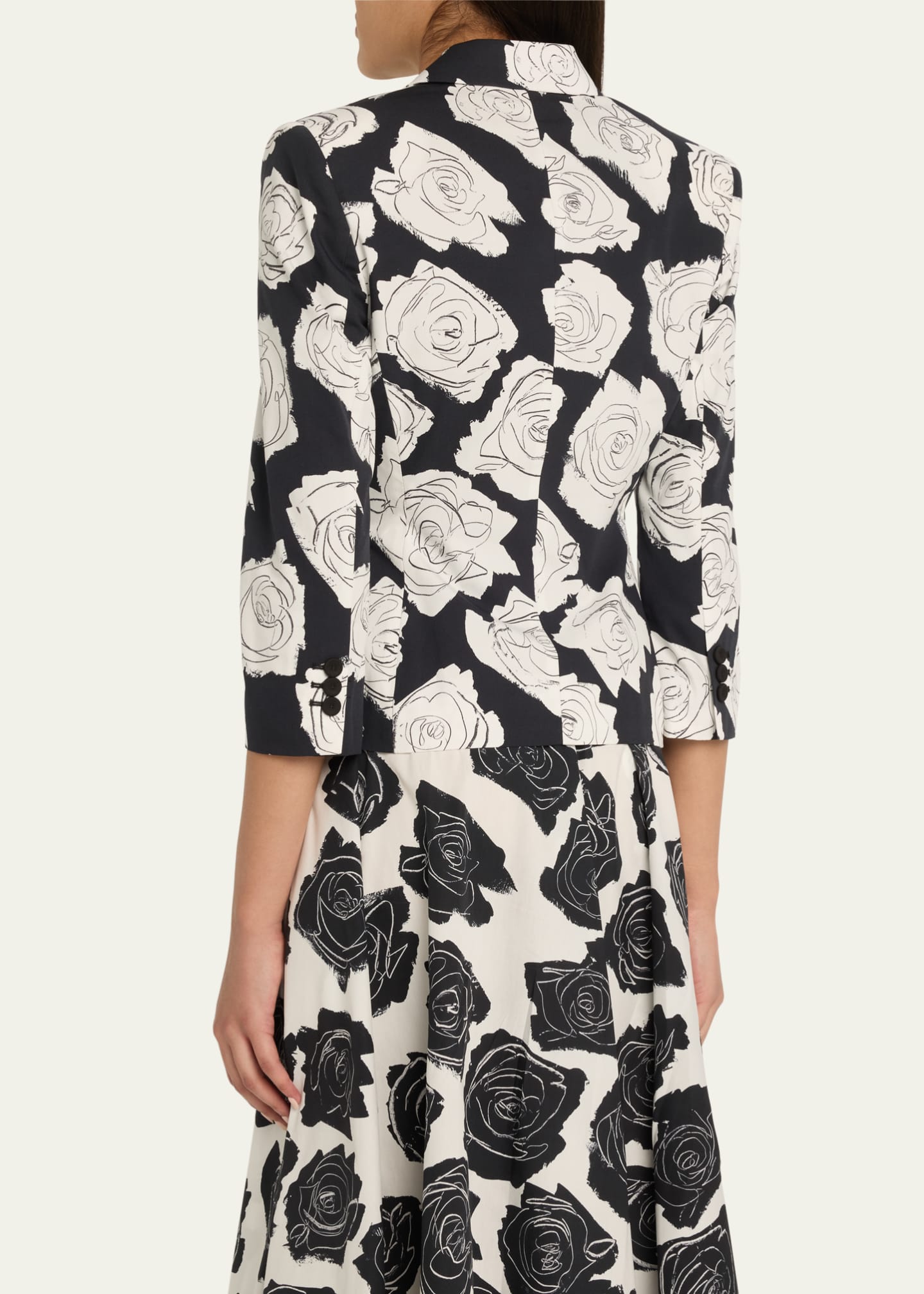Marni Rose Print Compact Cotton Baby Jacket - Bergdorf Goodman