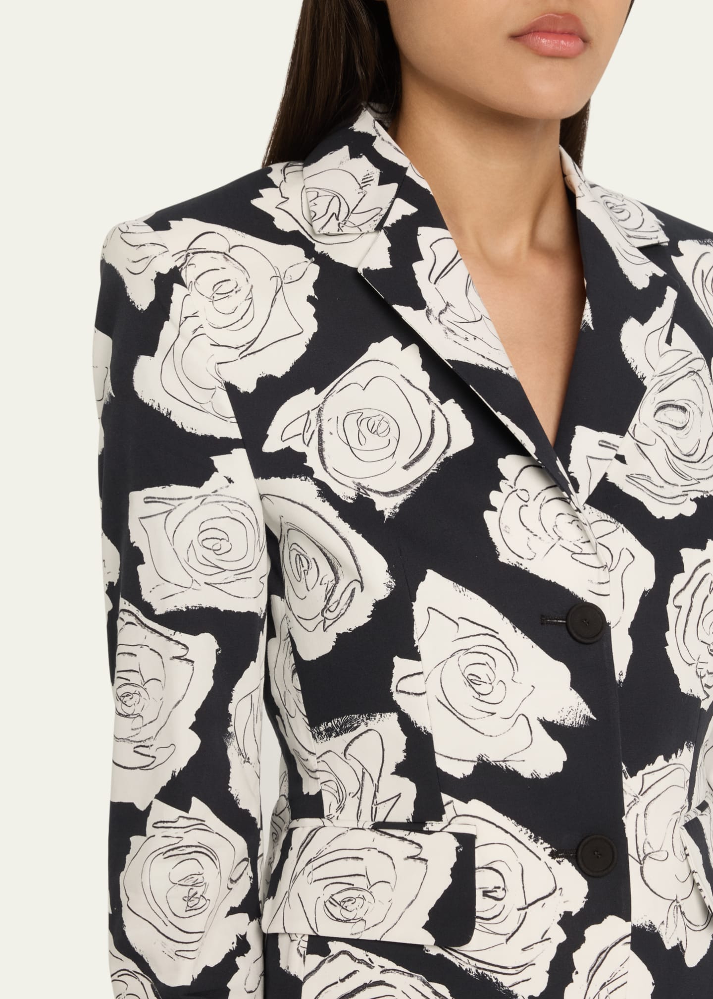 Marni Rose Print Compact Cotton Baby Jacket - Bergdorf Goodman