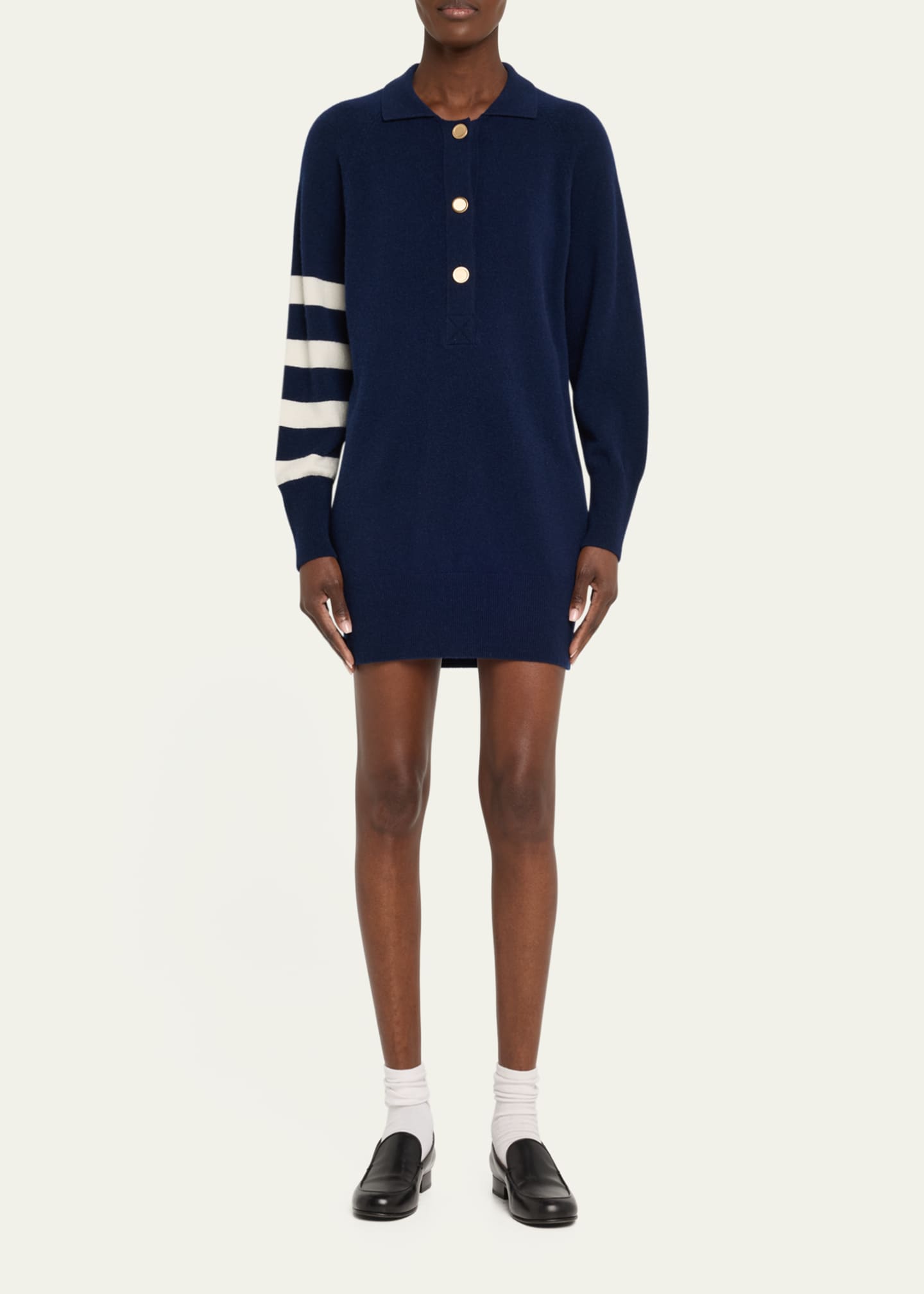 FRAME The Cashmere Rugby Tunic Dress - Bergdorf Goodman