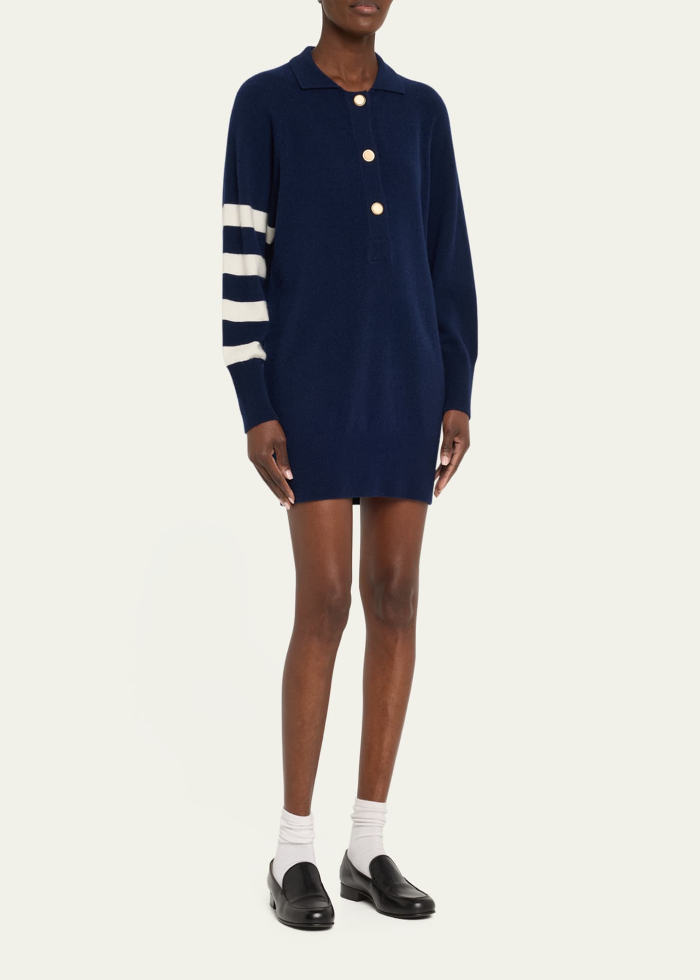 FRAME The Cashmere Rugby Tunic Dress - Bergdorf Goodman