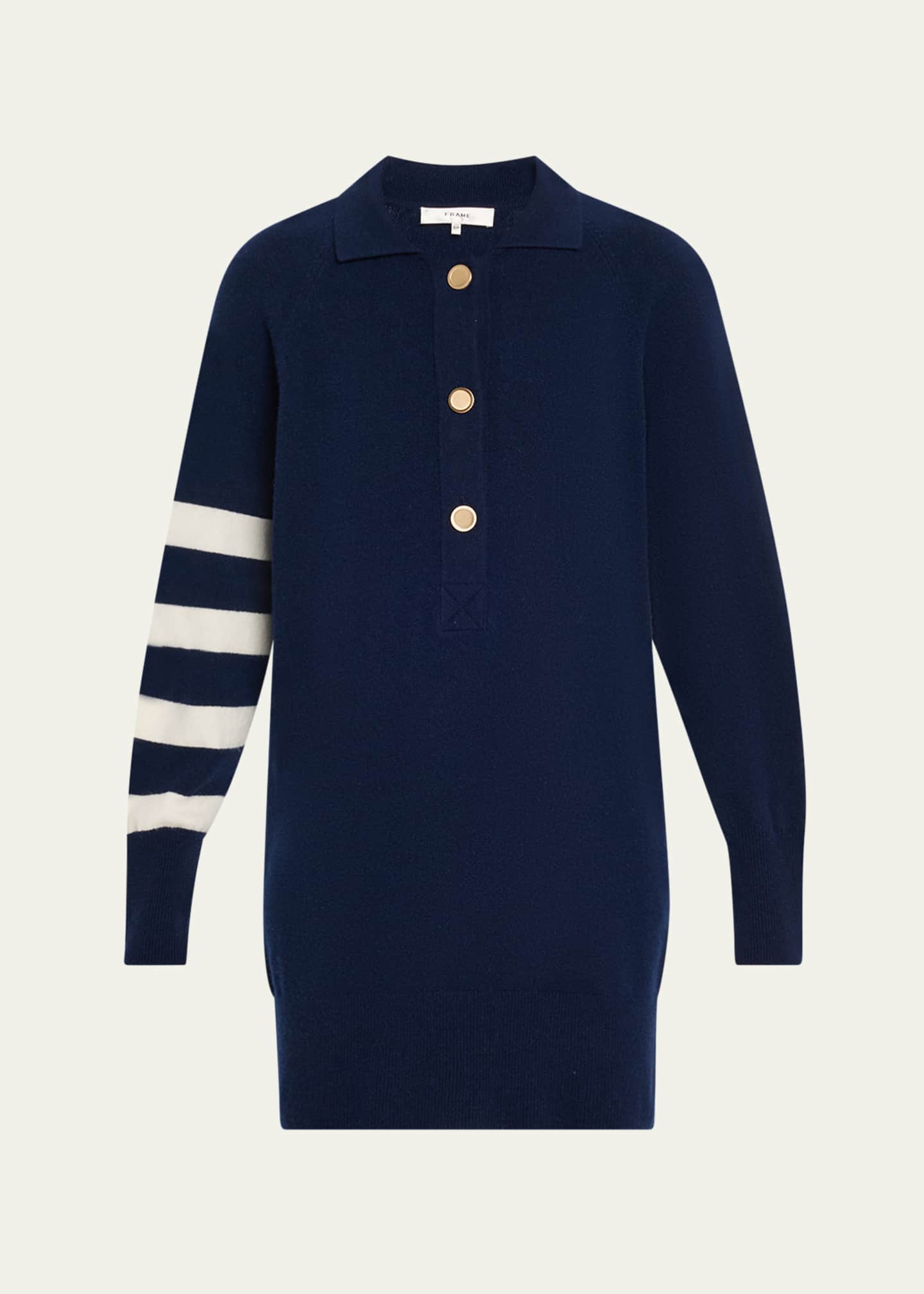 FRAME The Cashmere Rugby Tunic Dress - Bergdorf Goodman