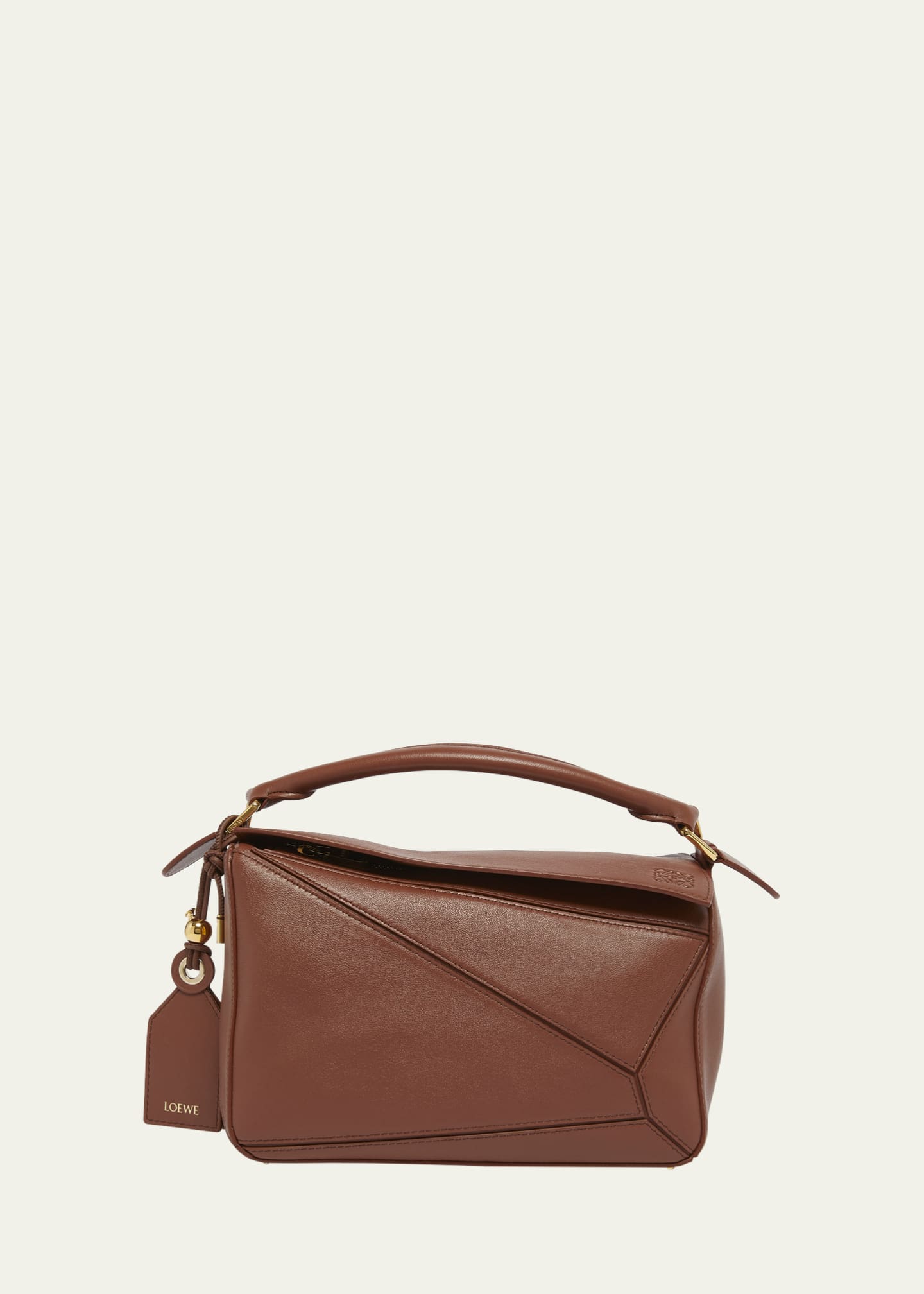 Loewe Puzzle Elevated Small Top-Handle Bag in Leather - Bergdorf Goodman