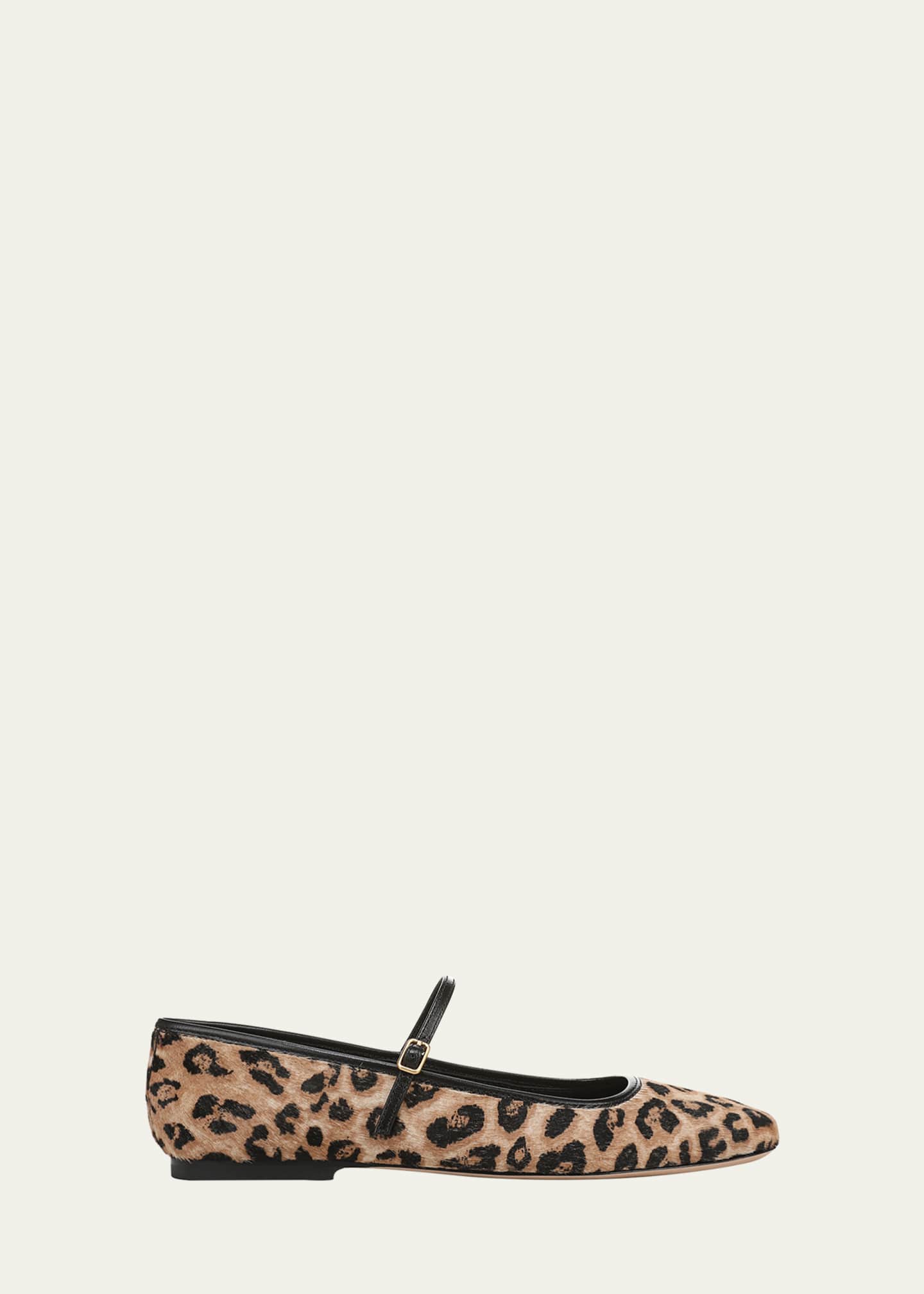 Veronica Beard Ellie Leopard-Print Mary Jane Ballet Flats - Bergdorf ...