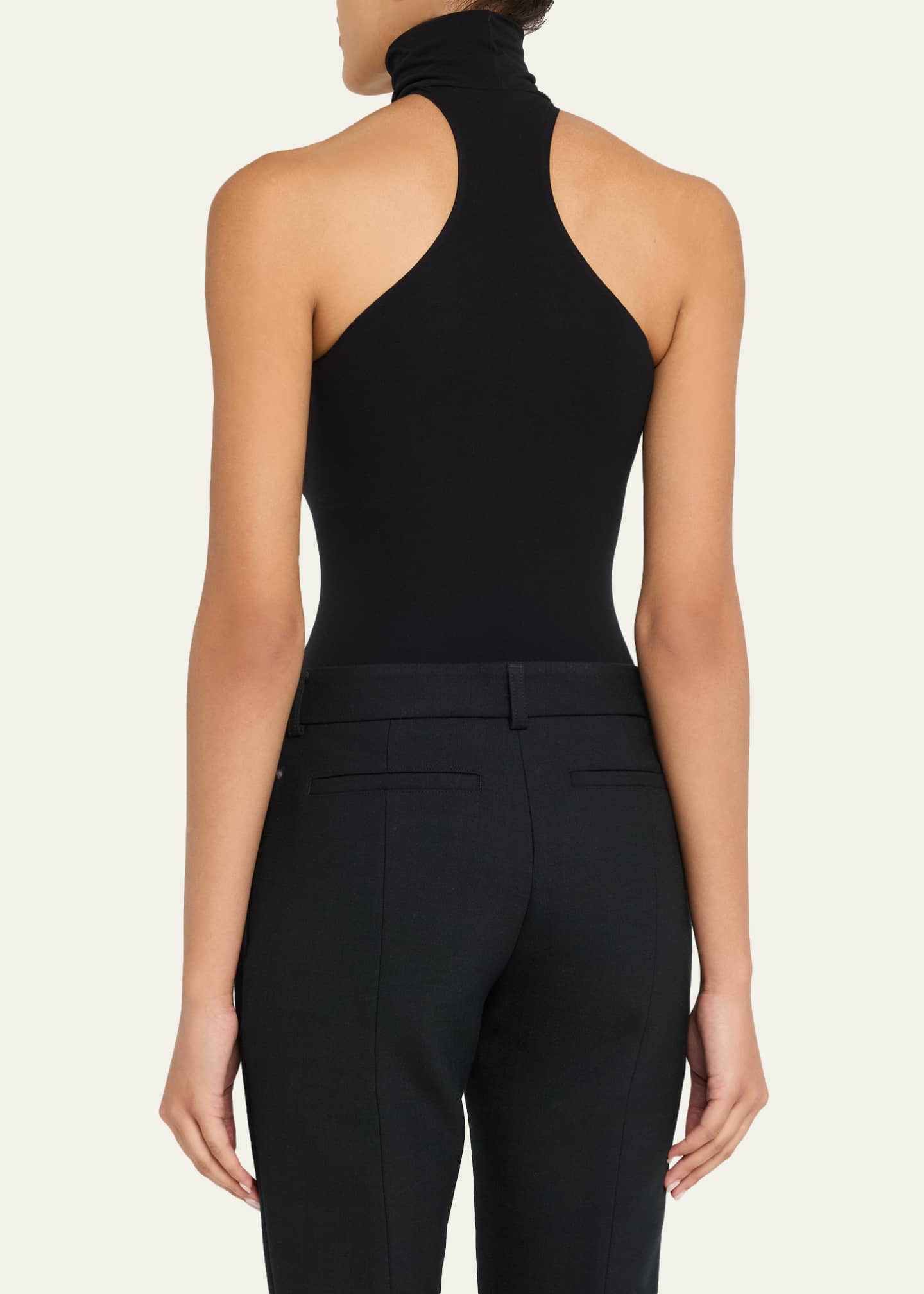 Commando Ballet Racer Turtleneck Microfiber Bodysuit - Bergdorf Goodman