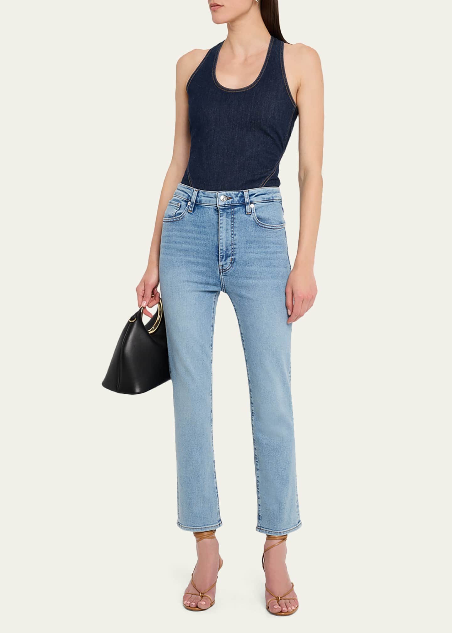 FRAME The Pencil Crop Jeans - Bergdorf Goodman