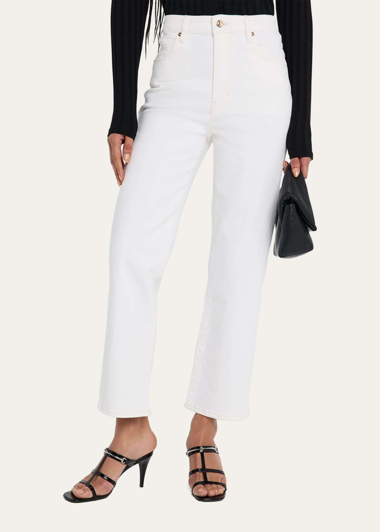 FRAME The Ruler Crop Jeans - Bergdorf Goodman