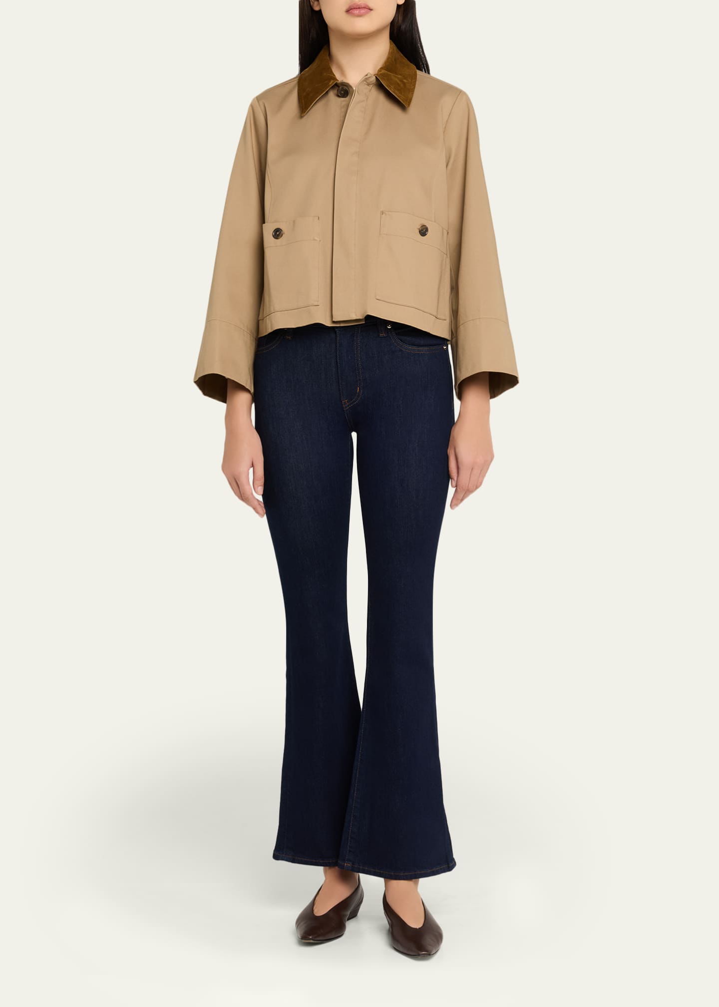 FRAME The Icon Flare Jeans - Bergdorf Goodman