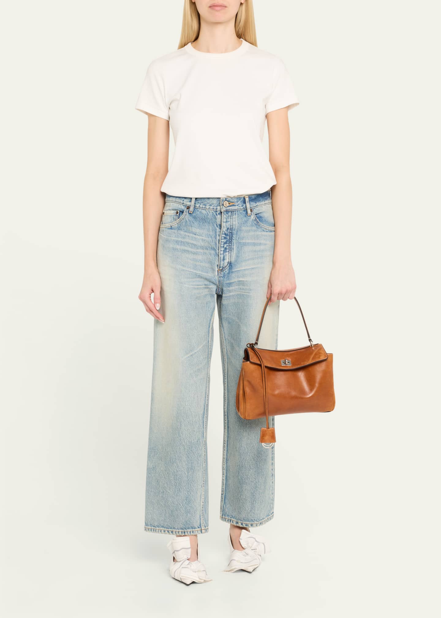 Balenciaga Rodeo Small Leather Top-Handle Bag - Bergdorf Goodman
