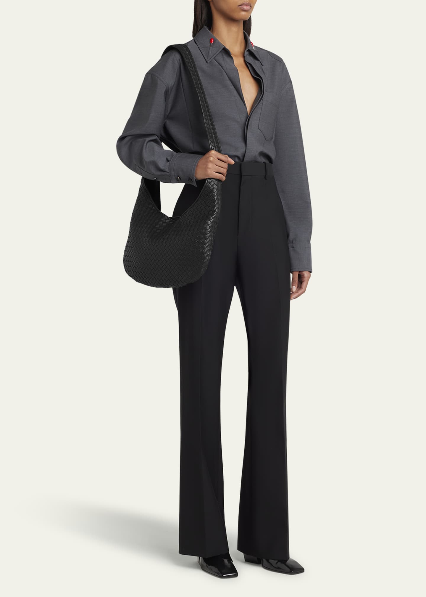 Bottega Veneta Veneto Intrecciato Leather Crossbody Bag - Bergdorf Goodman