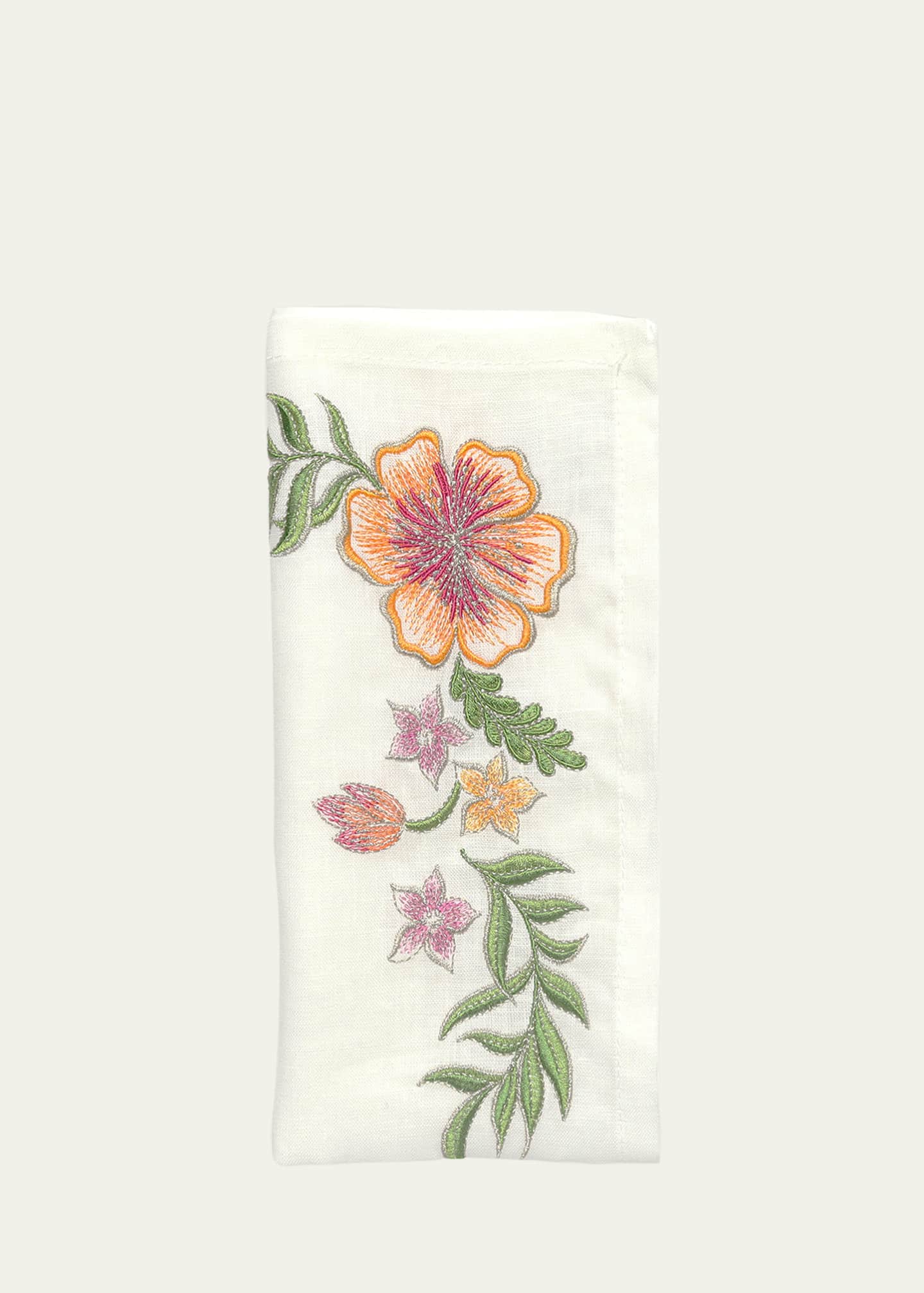 Kim Seybert Eden Embroidered Napkin - Bergdorf Goodman