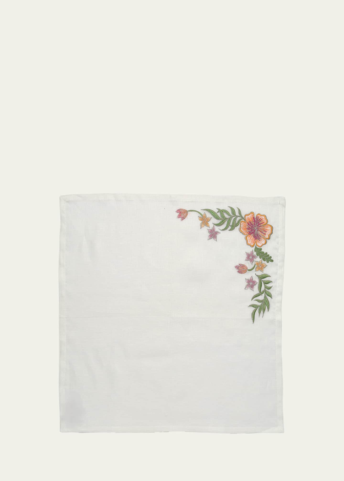 Kim Seybert Eden Embroidered Napkin - Bergdorf Goodman