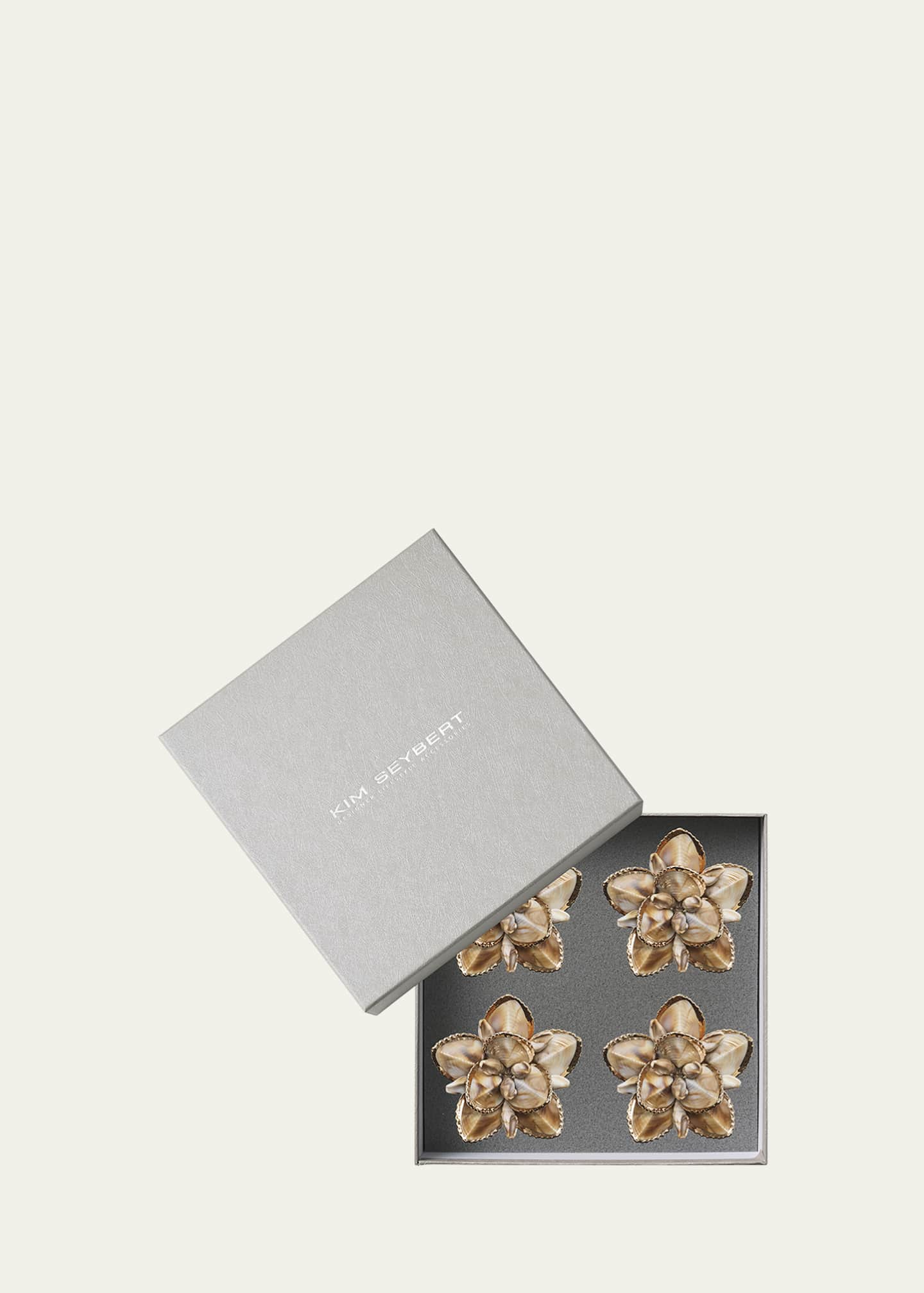 Kim Seybert Beachcomber Napkin Rings, Set of 4 - Bergdorf Goodman