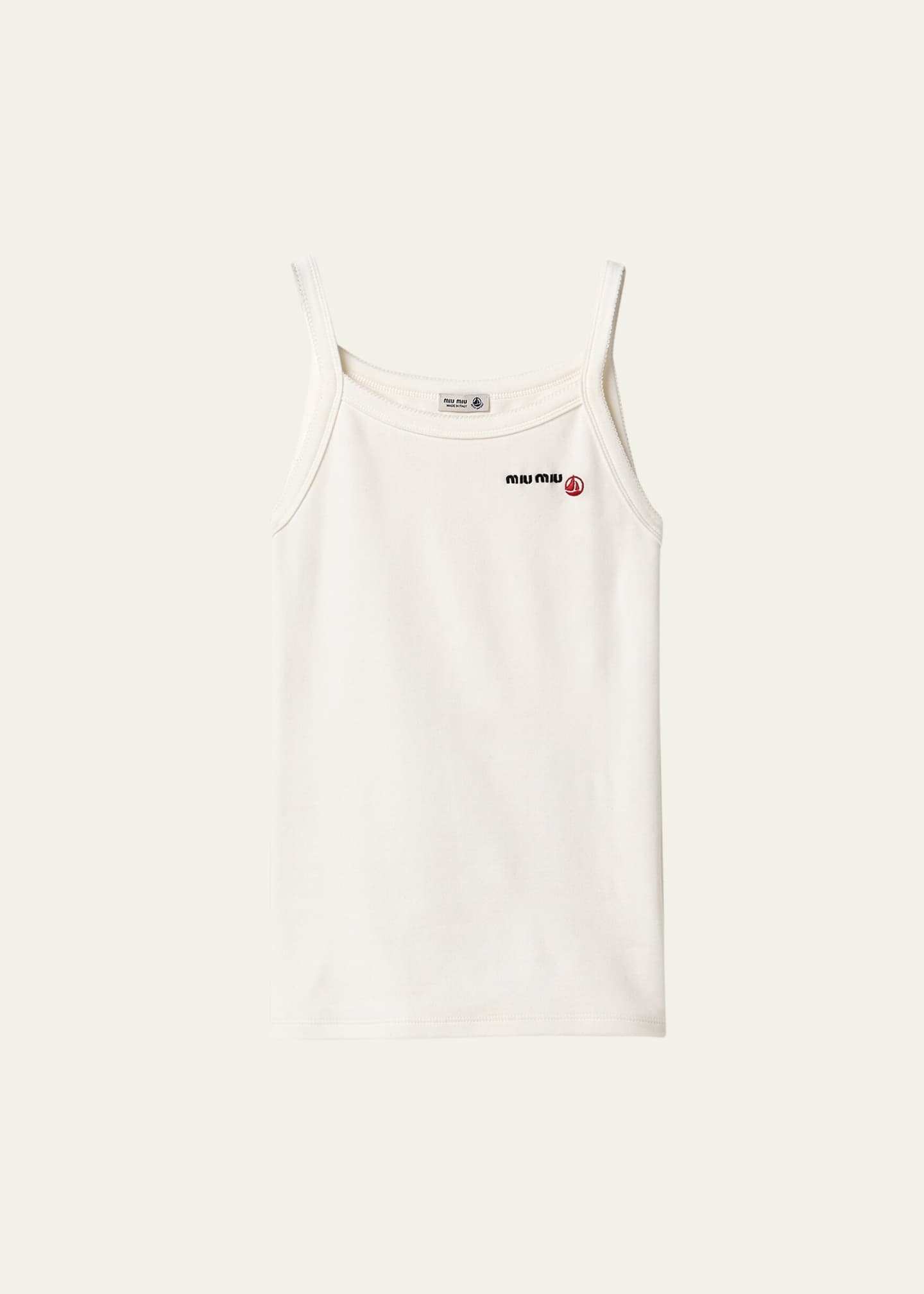 Miu Miu Scoop-Neck Tank Top - Bergdorf Goodman