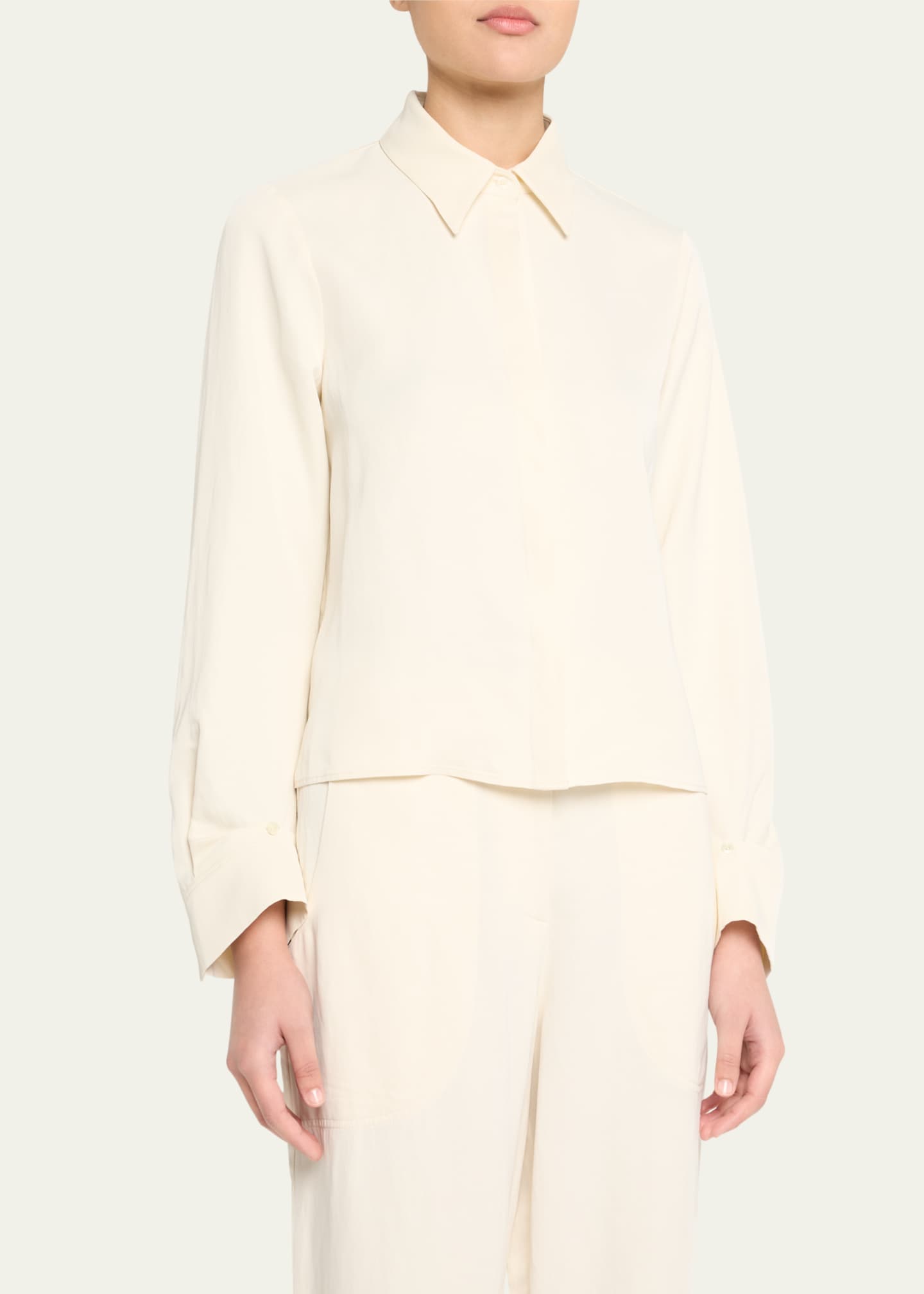TWP Linen-Blend Button Me Up Shirt - Bergdorf Goodman