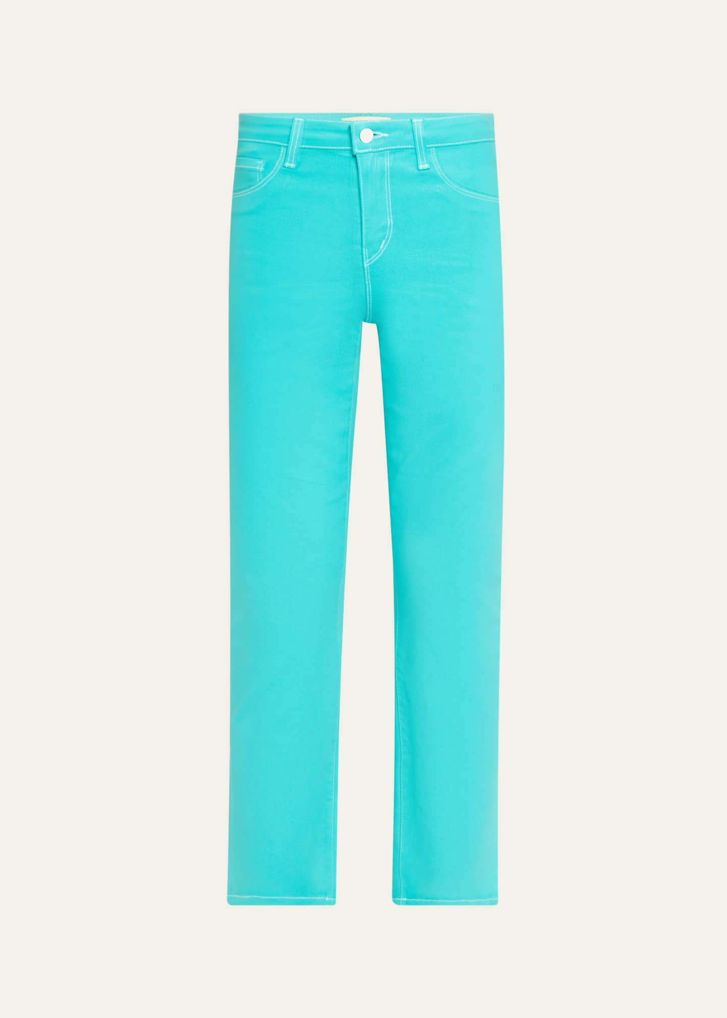 L'Agence Tati High-Rise Cropped Micro Bootcut Jeans - Bergdorf Goodman