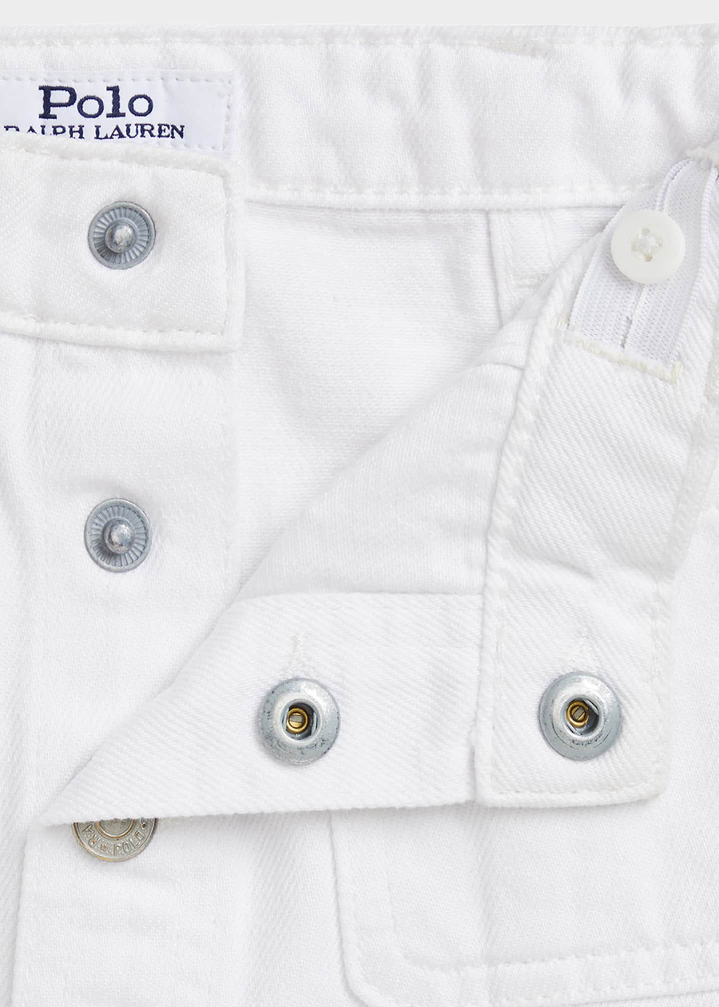 Ralph Lauren Childrenswear Girl's Denim Patch Pocket Mini Skirt, Size 2 ...