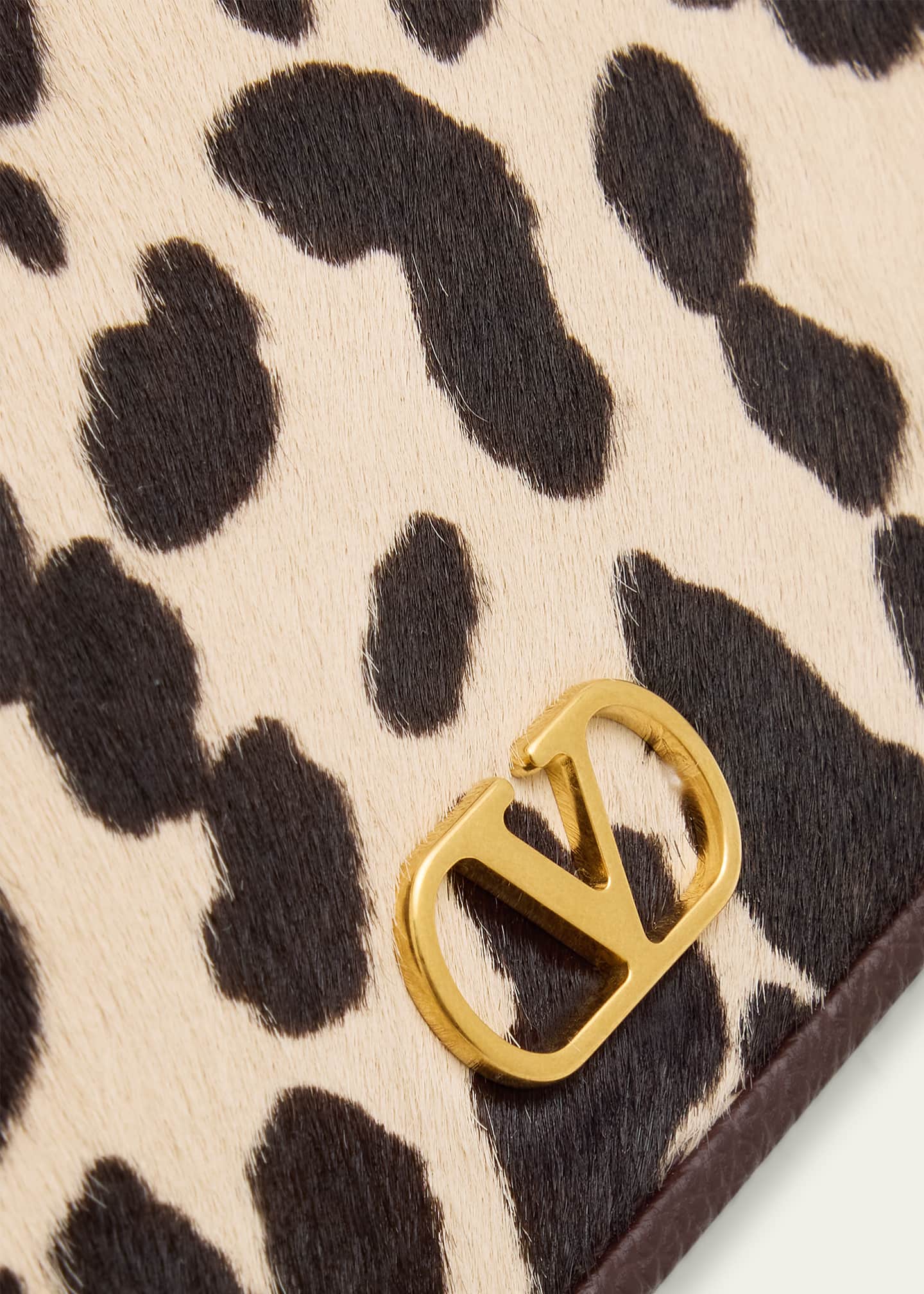 Valentino Garavani VLogo Mini Leopard-Print Calf Hair Shoulder Bag ...